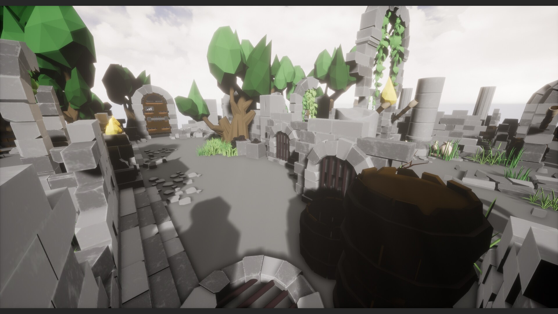 Stylized Ancient Ruins Props in Props - UE Marketplace