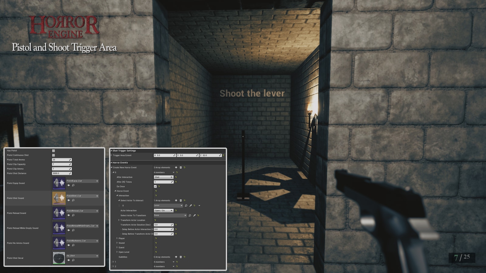 Horror Engine in Blueprints - UE Marketplace