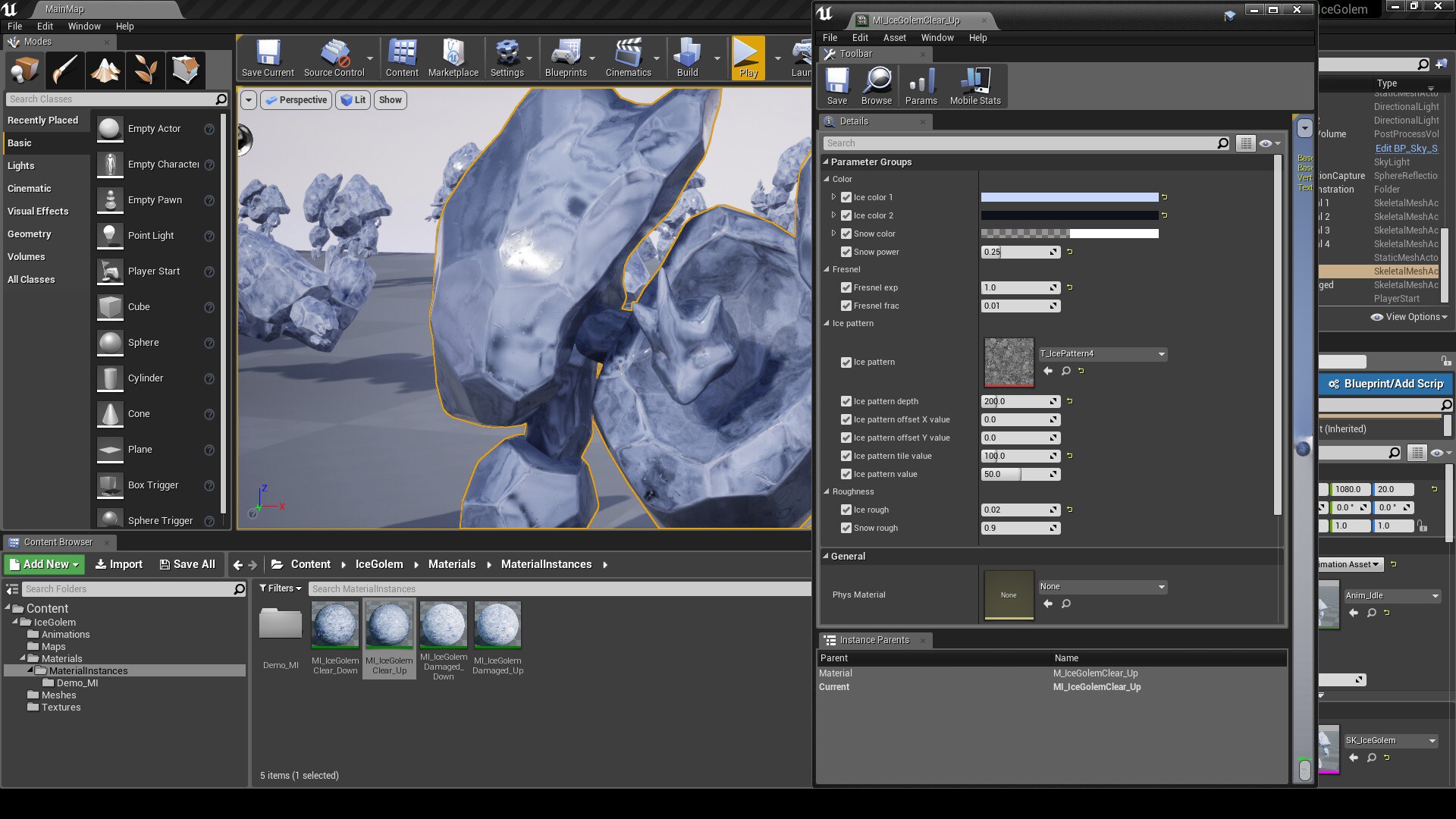 Ice golem in Characters - UE Marketplace