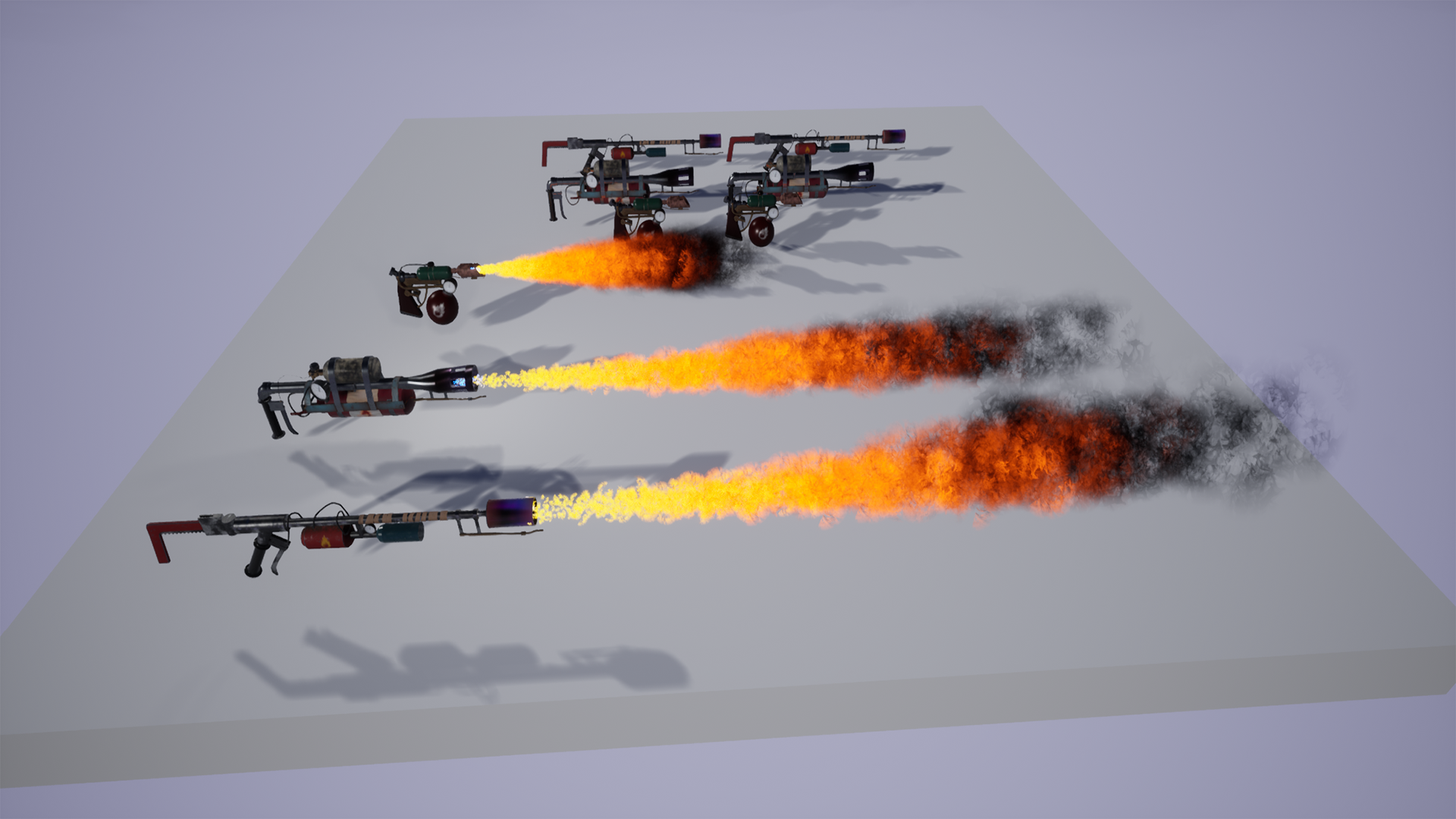 flamethrower pack in Weapons - UE Marketplace