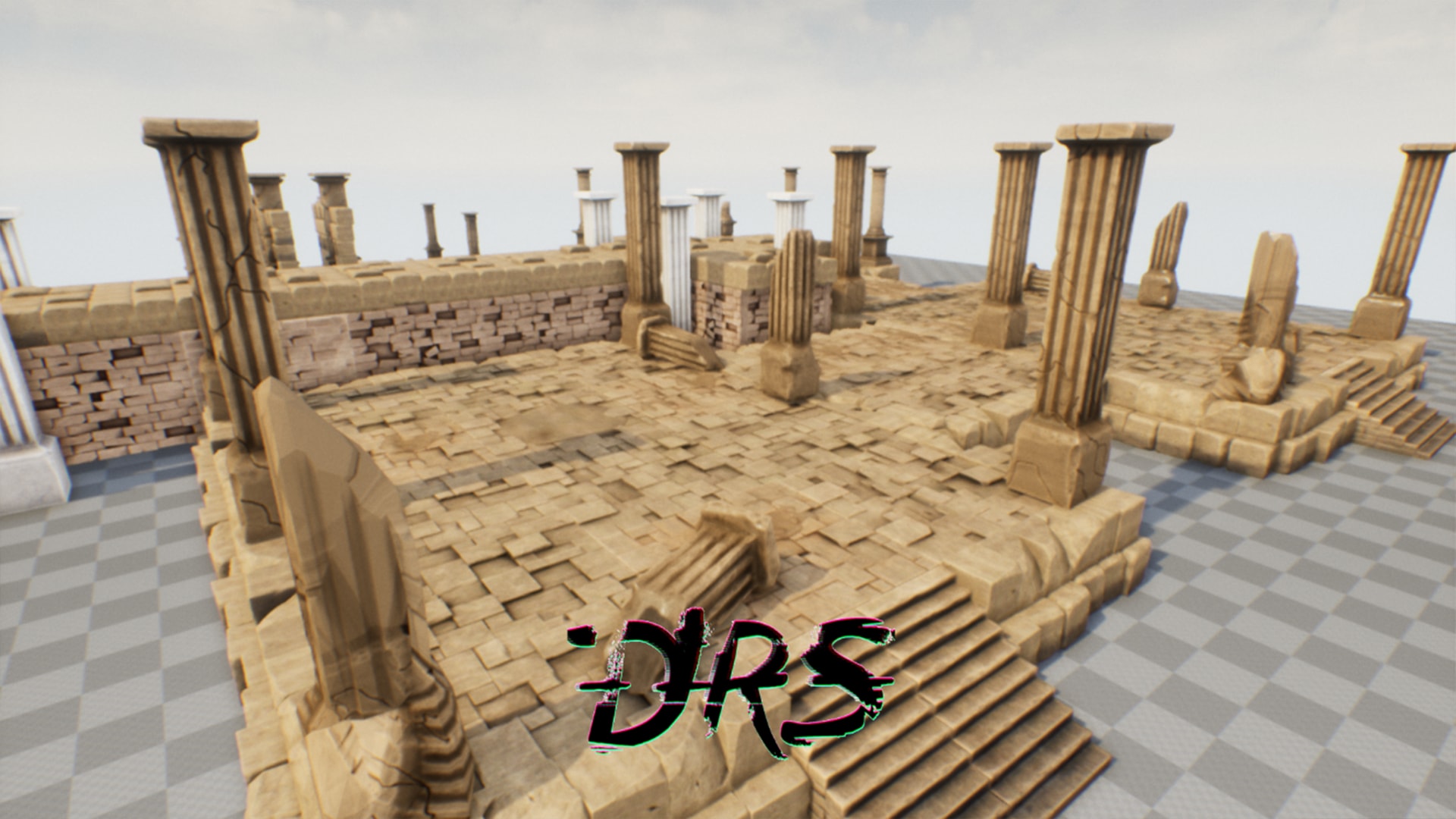 Stylized Ruins Modular pack V01 in Props - UE Marketplace