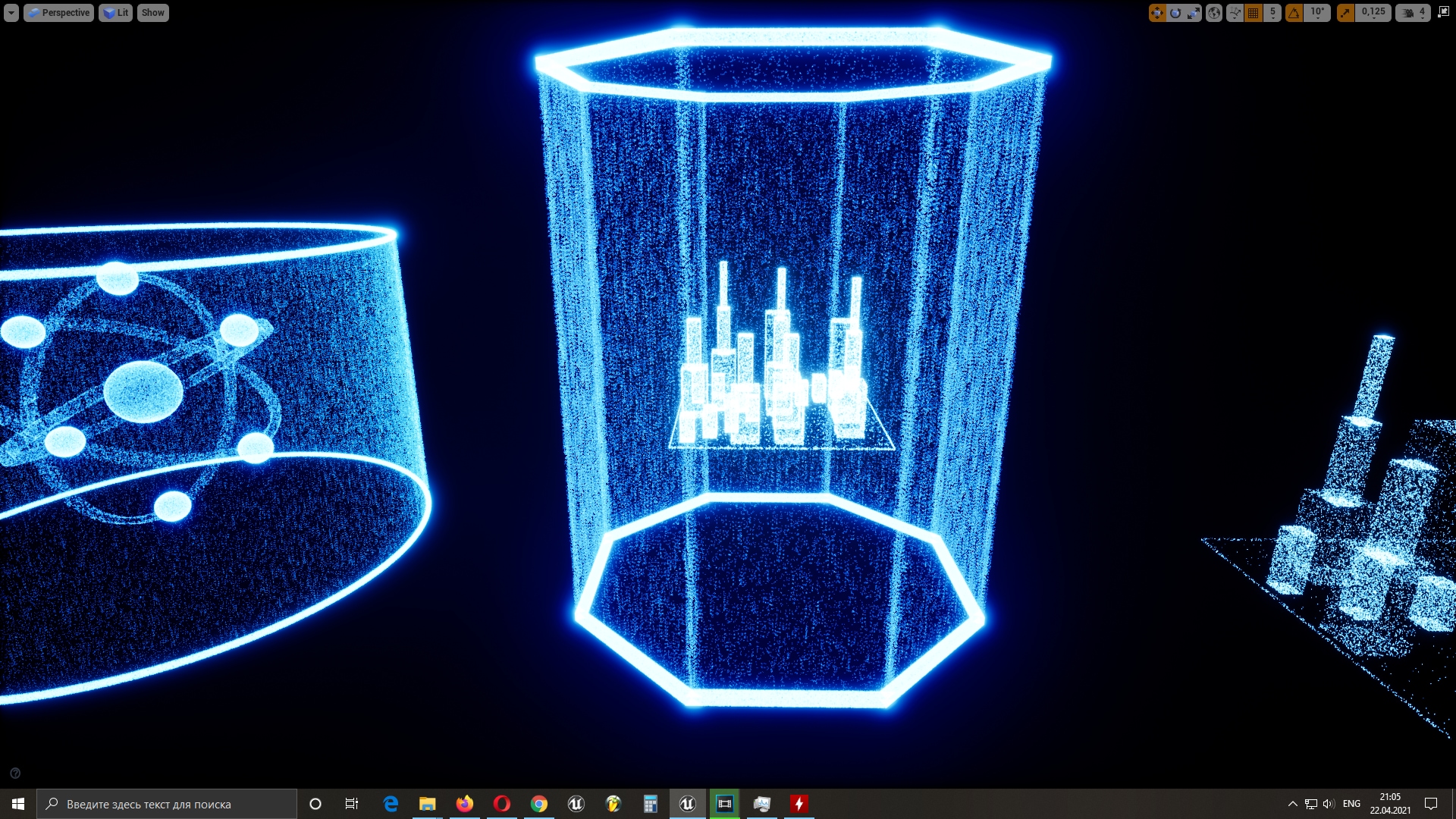 Niagara Hologram Pack in Visual Effects - UE Marketplace