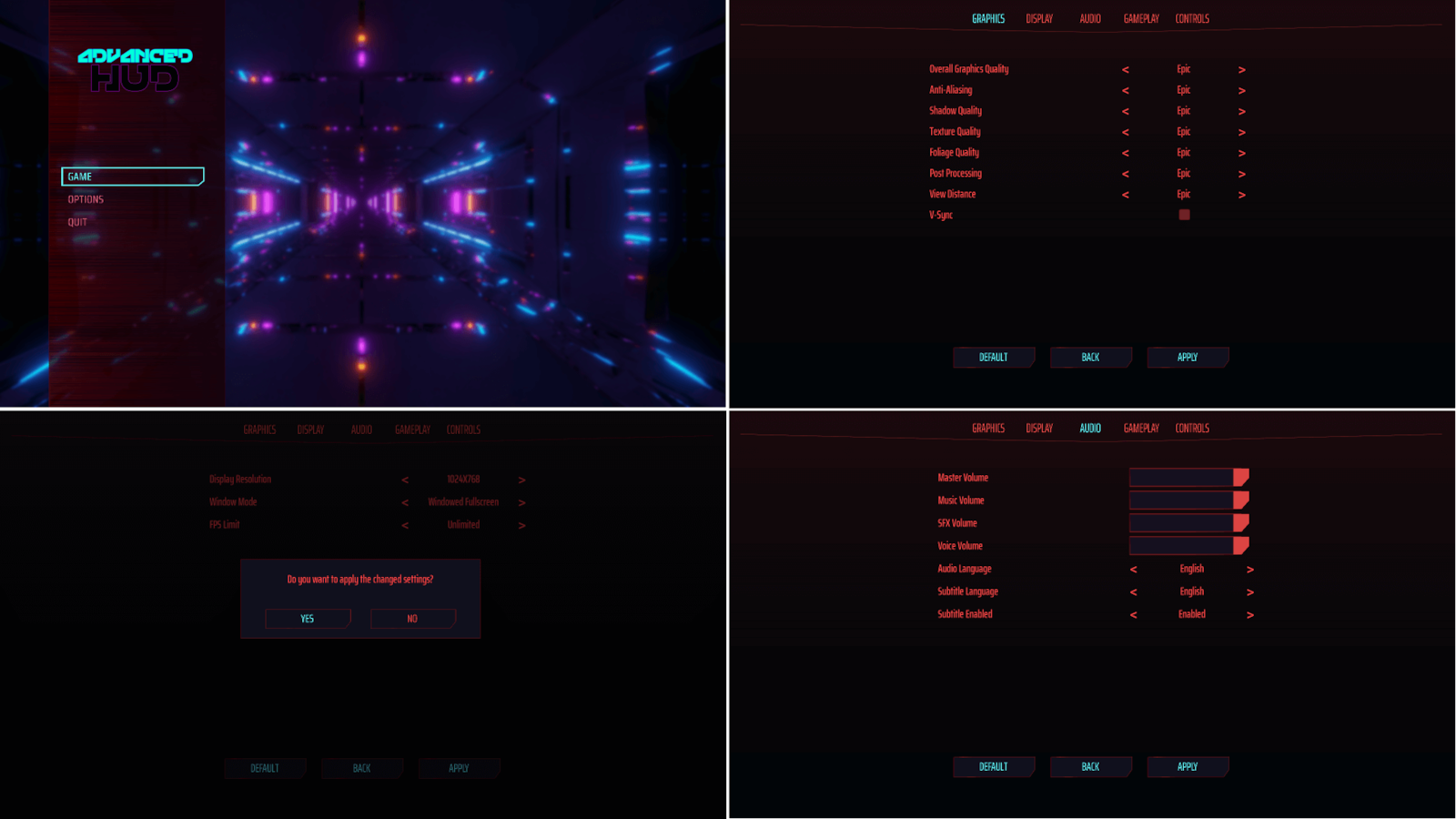 Advanced HUD Pack V2 in Blueprints - UE Marketplace