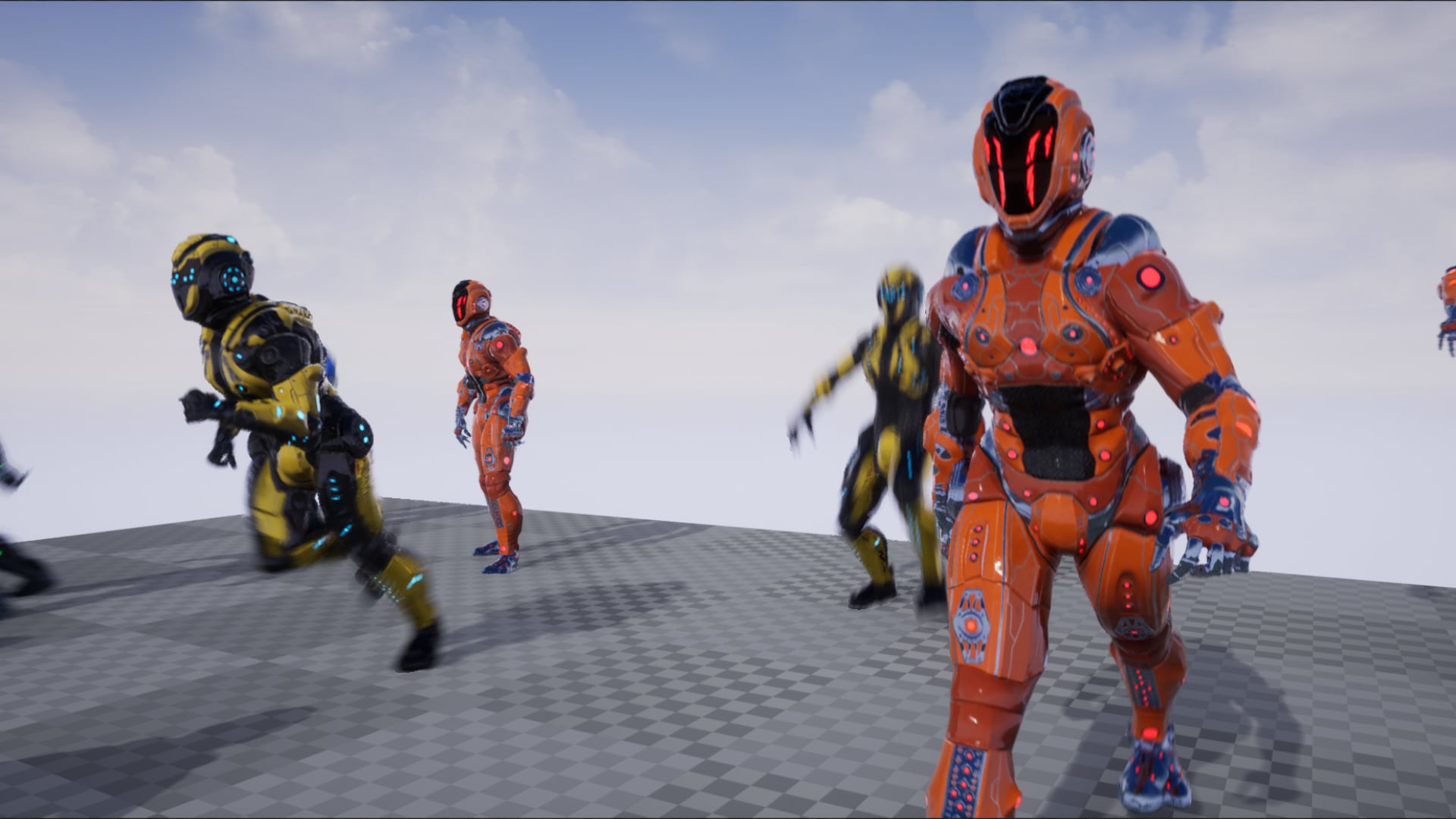 Sci-fi characters pack：キャラクター - UE マーケットプレイス