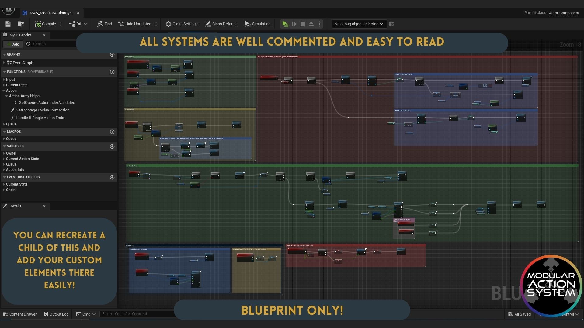 Modular Action System in Code Plugins - UE Marketplace