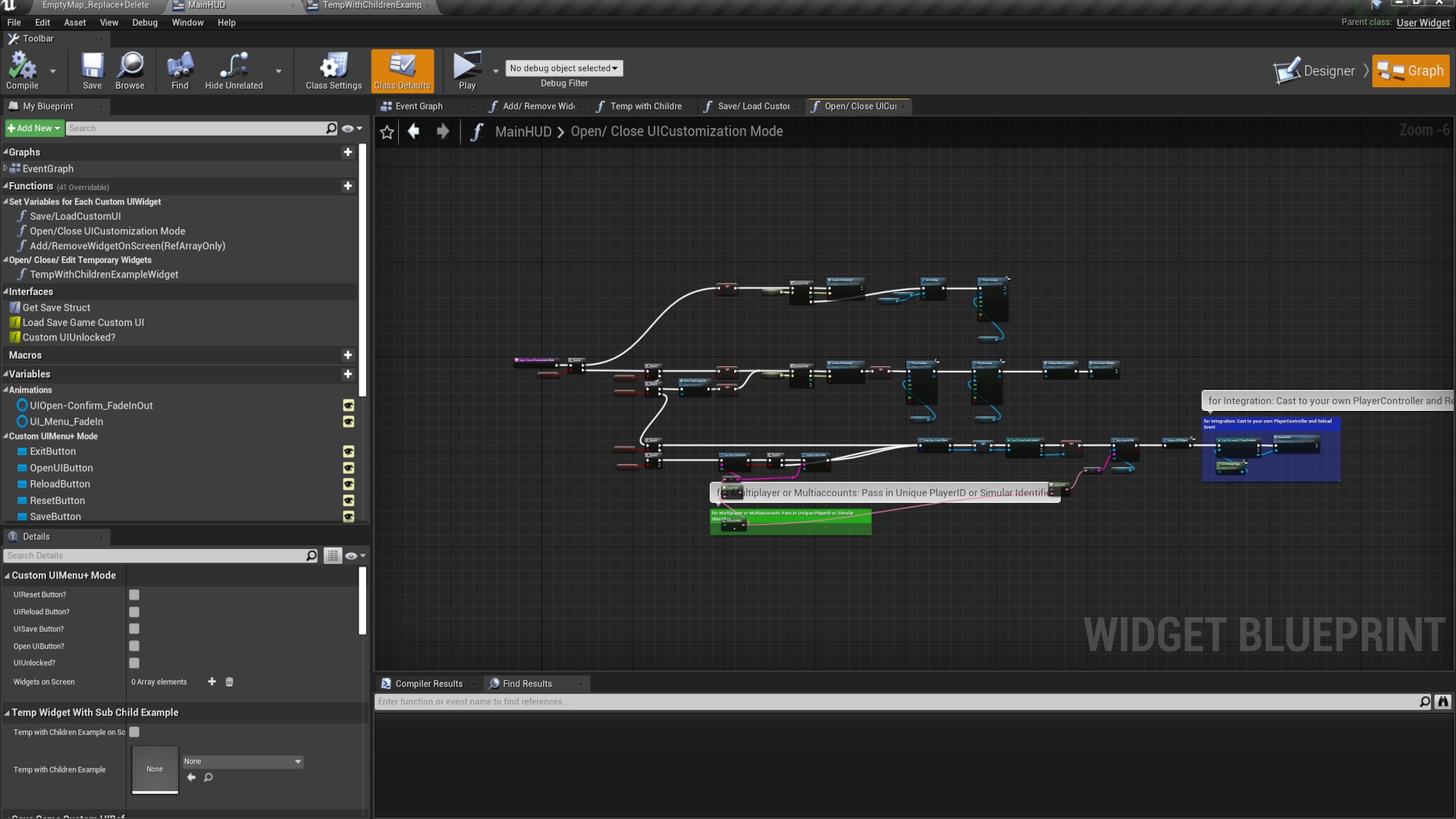 Custom UI System V2 in Blueprints - UE Marketplace