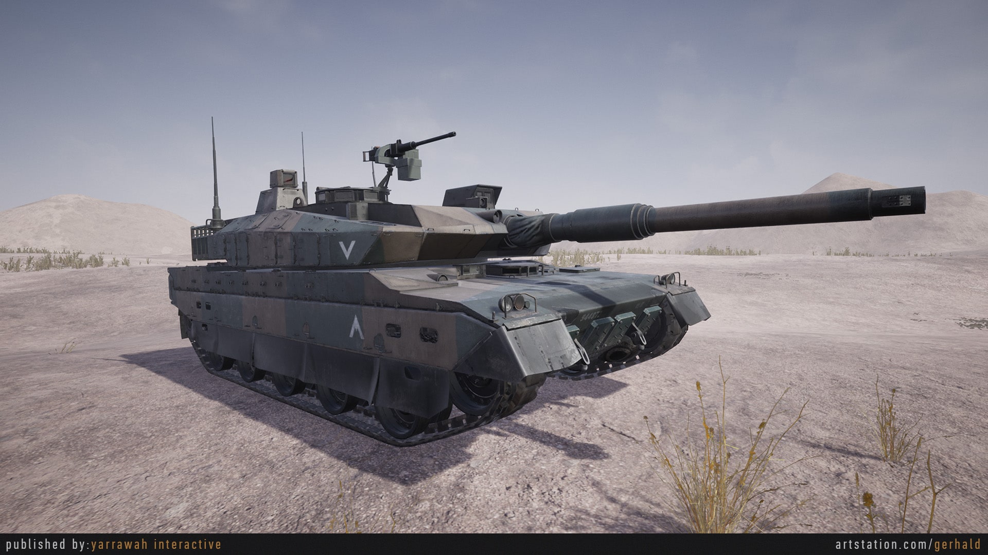 在蓝图创建的Type 10 Japanese Battle Tank - Advanced Tank Blueprint - 虚幻引擎商城