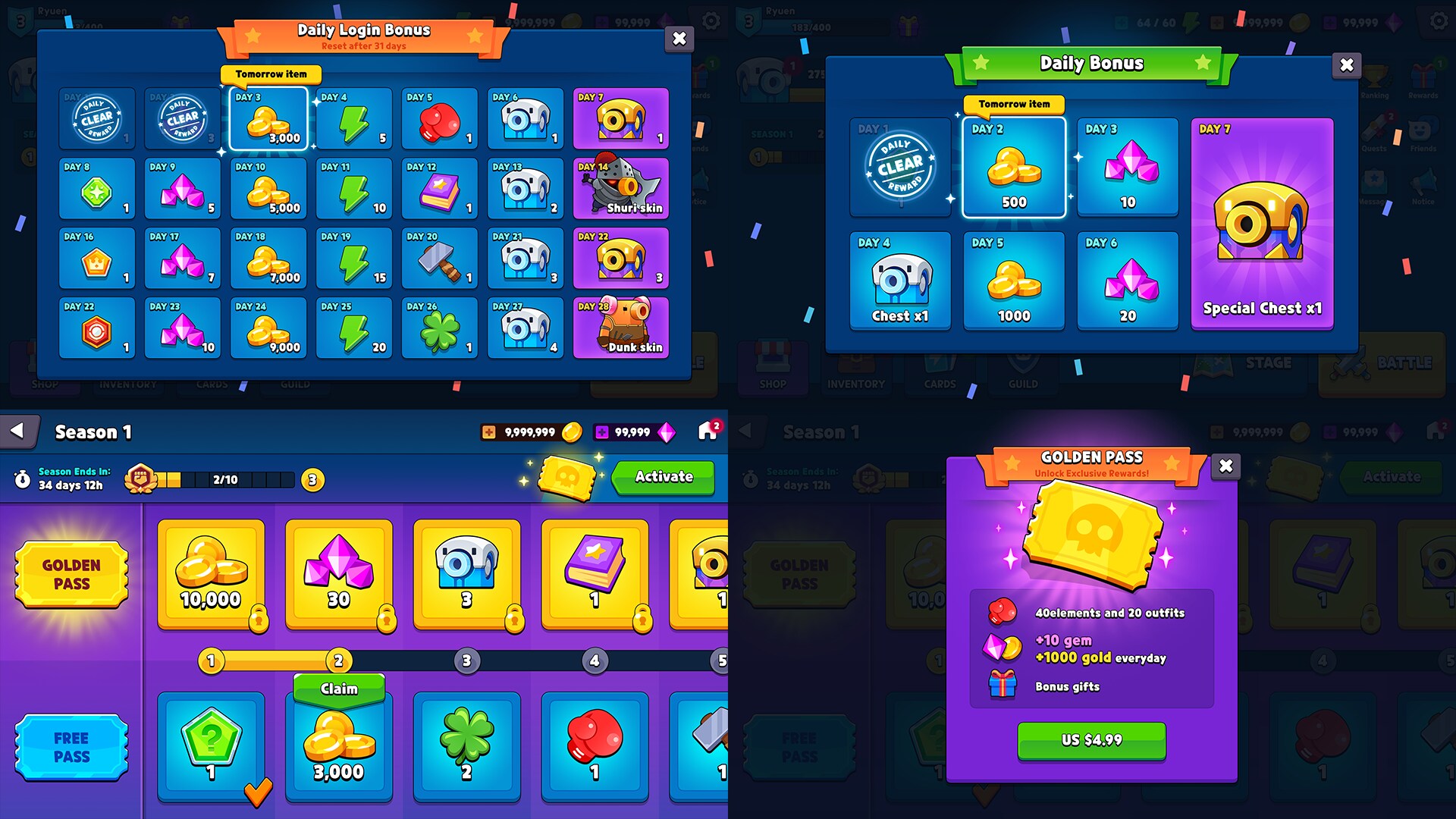 Gui Pro Casual Game In 2d Assets Ue Marketplace