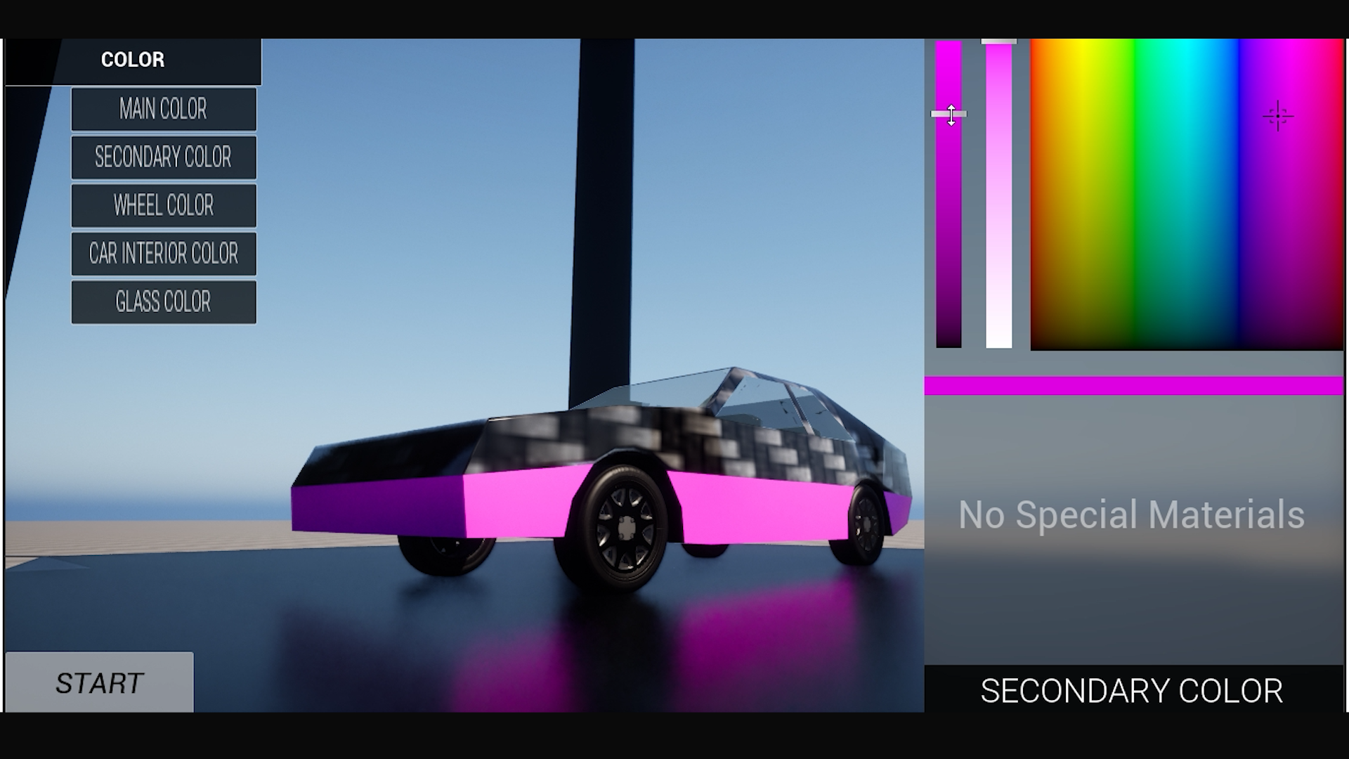 Car Color Customization System in Blueprints - UE Marketplace