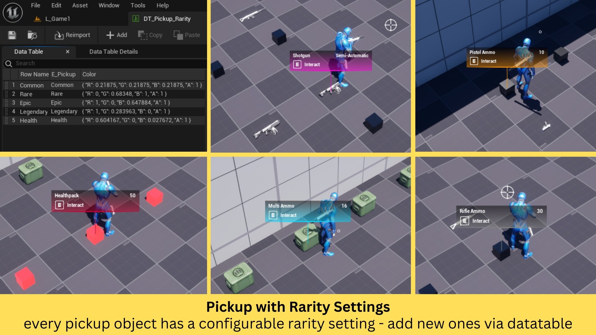 在蓝图创建的Multiplayer Top Down Shooter Template - 虚幻引擎商城