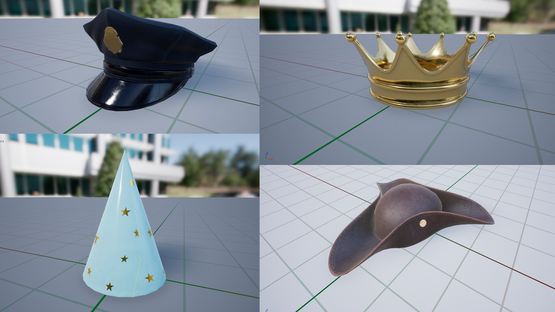 Hats Bundle：プロップ・小物 - UE マーケットプレイス