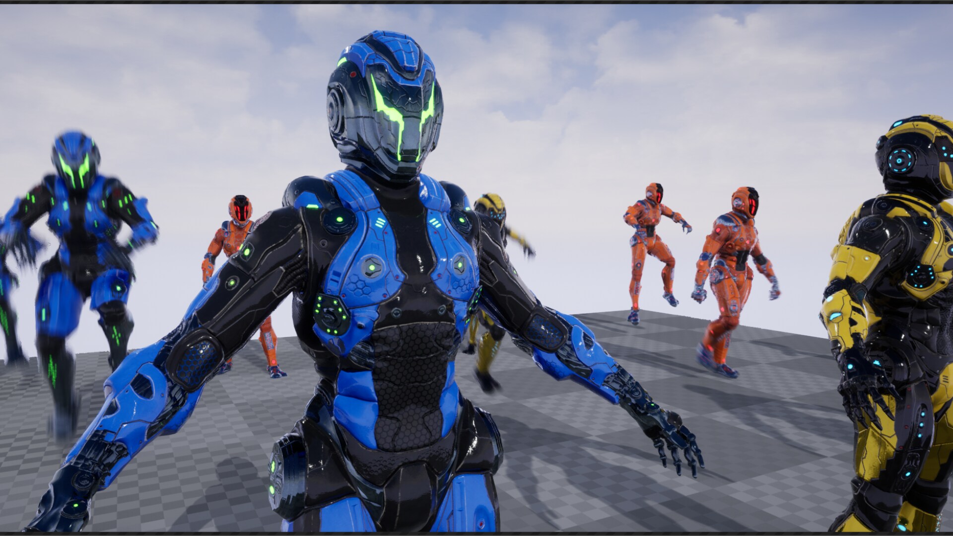 Sci-fi characters pack：キャラクター - UE マーケットプレイス