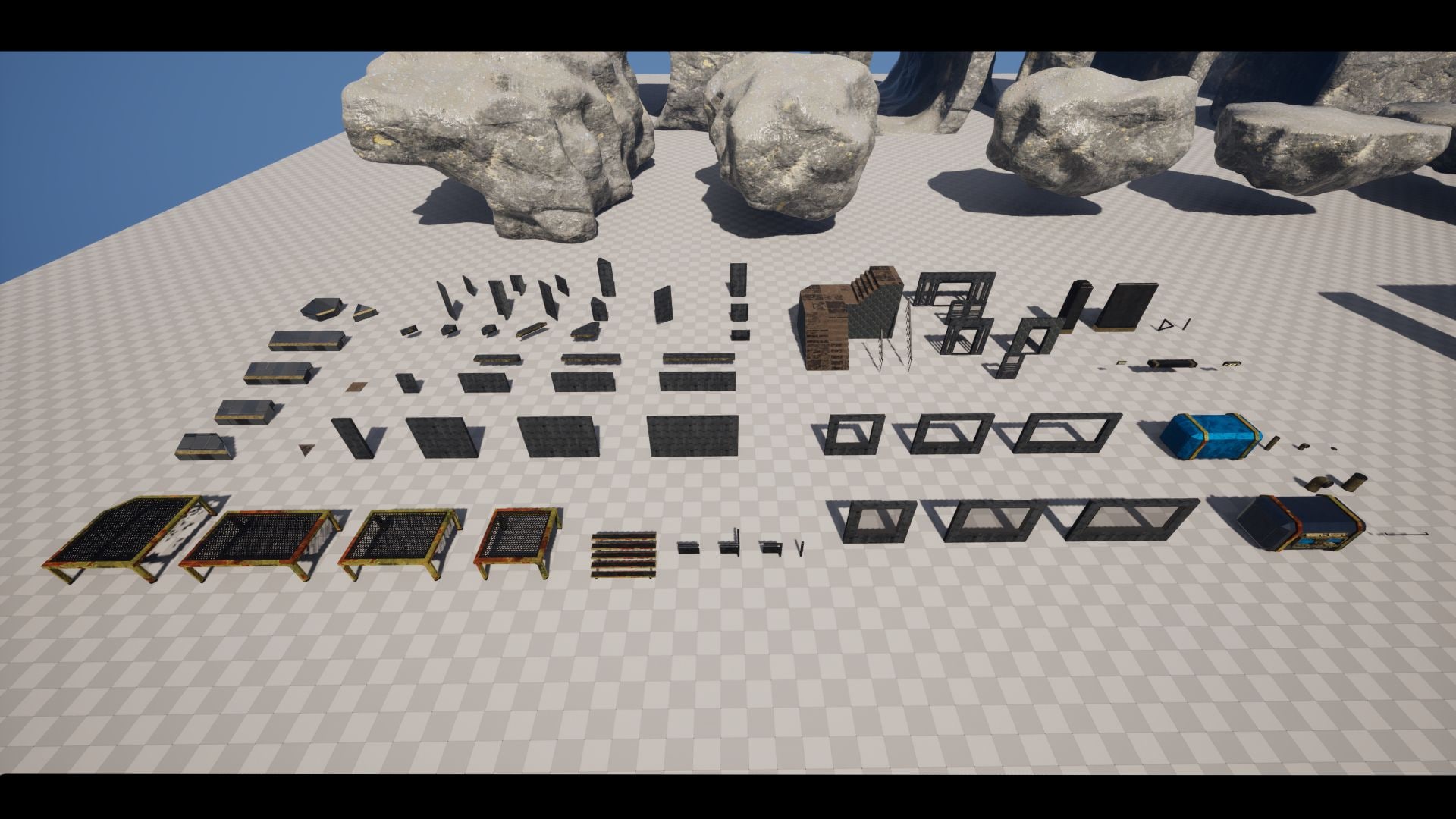 在环境创建的Modular Sci-Fi Mountain Base Kit 1 - 虚幻引擎商城