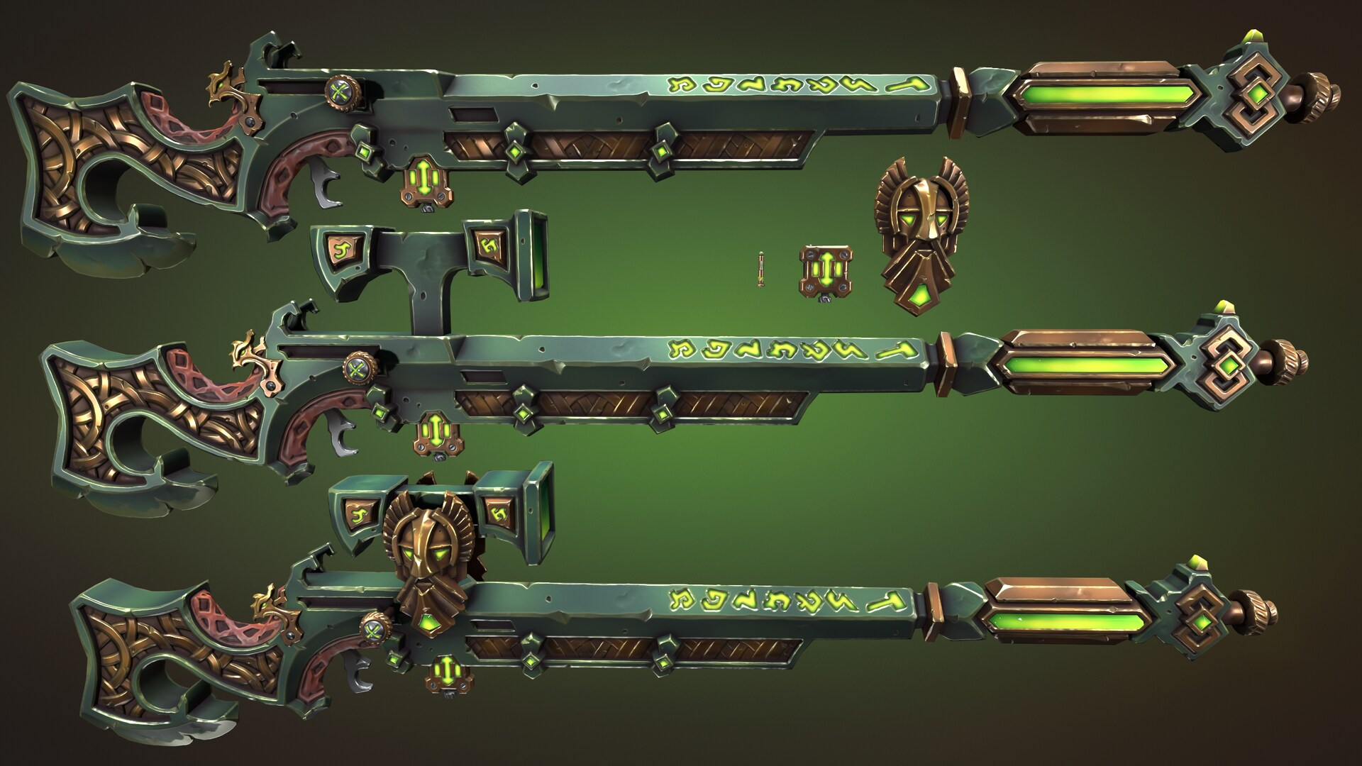Fantasy rifles in Props - UE Marketplace