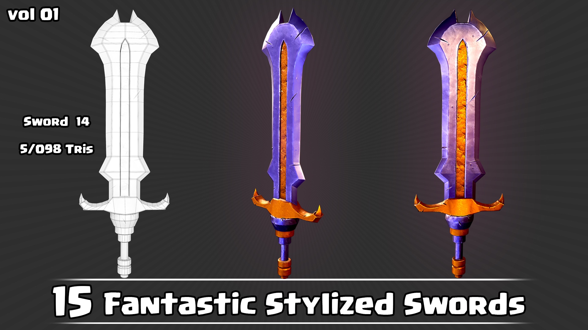 15 Stylized Swords VOL01 in Weapons - UE Marketplace