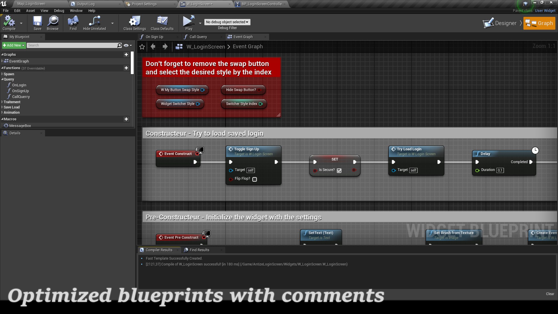 Login Screen System in Blueprints - UE Marketplace Login Screen System in Blueprints - UE Marketplace