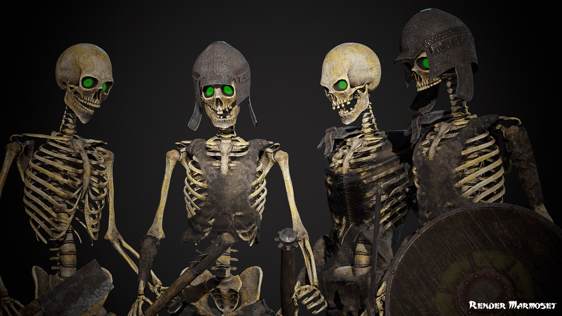 Skeleton Warrior (Modular) in Characters - UE Marketplace