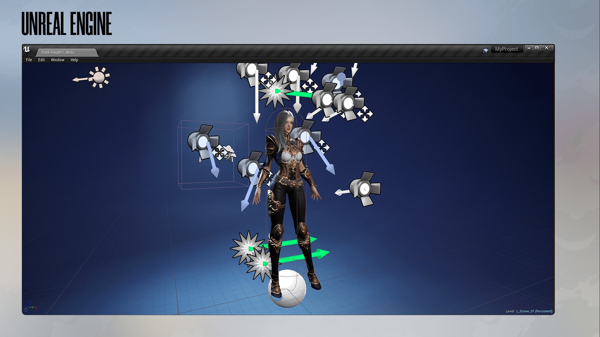 Dark Knight Girl Calista in Characters - UE Marketplace