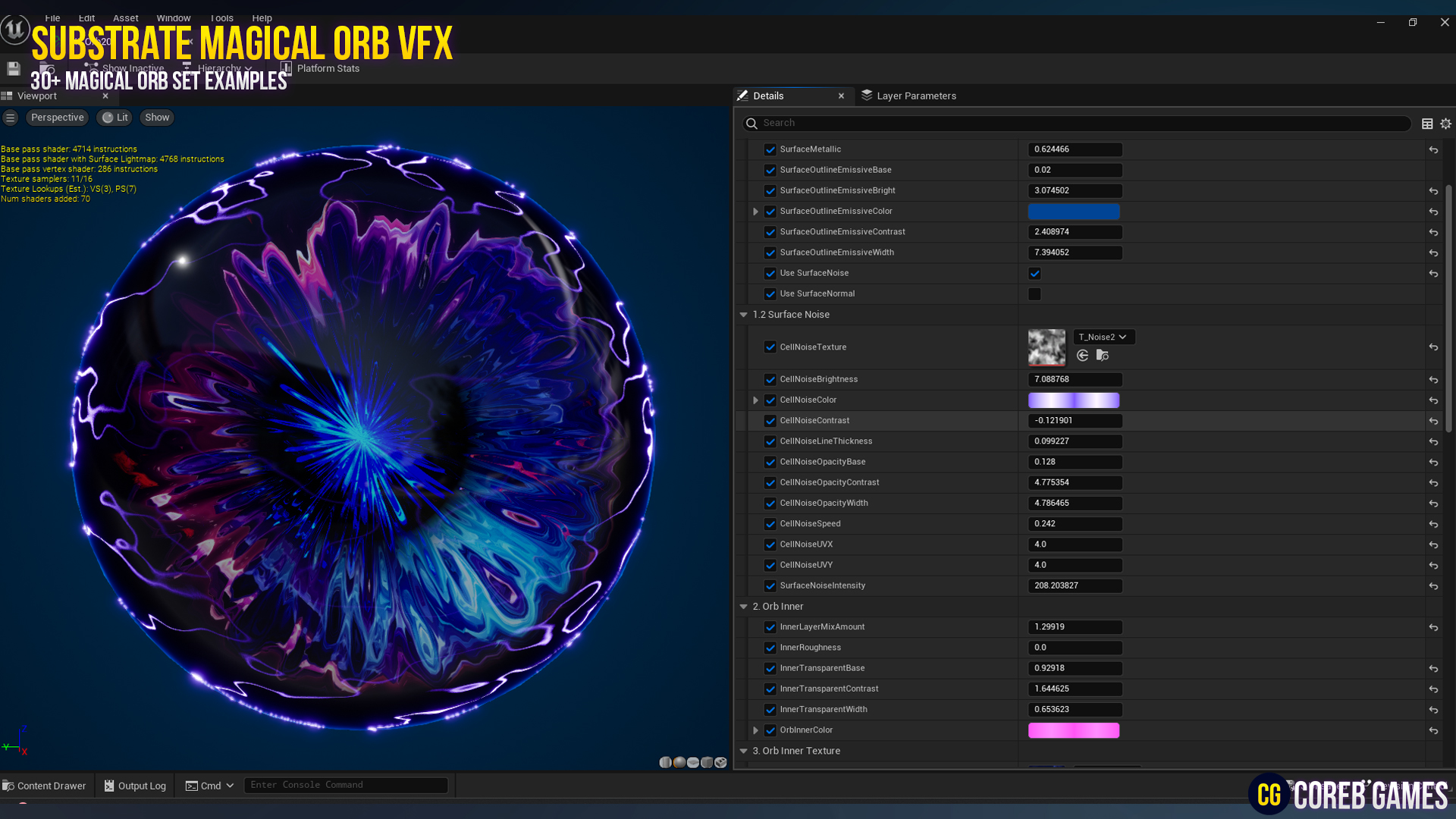 Substrate Magical Orb VFX Pack