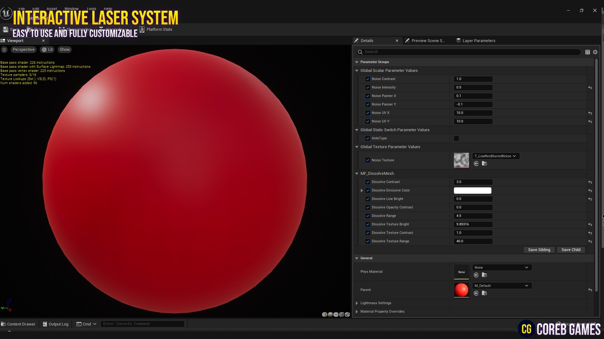 Interactive Laser System, 카테고리 블루프린트 - UE 마켓플레이스