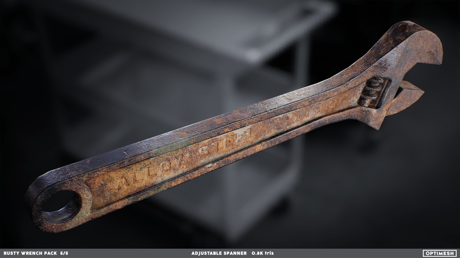 Rusty Wrench Pack in Props - UE Marketplace