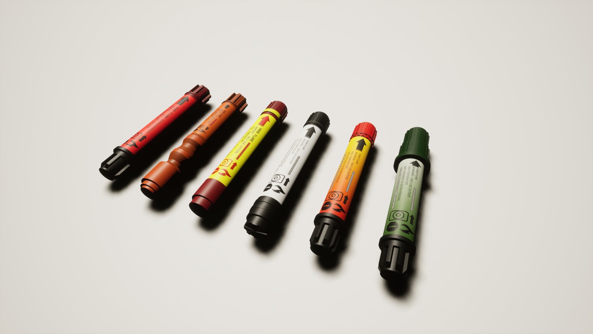 Hand flare package in Visual Effects - UE Marketplace