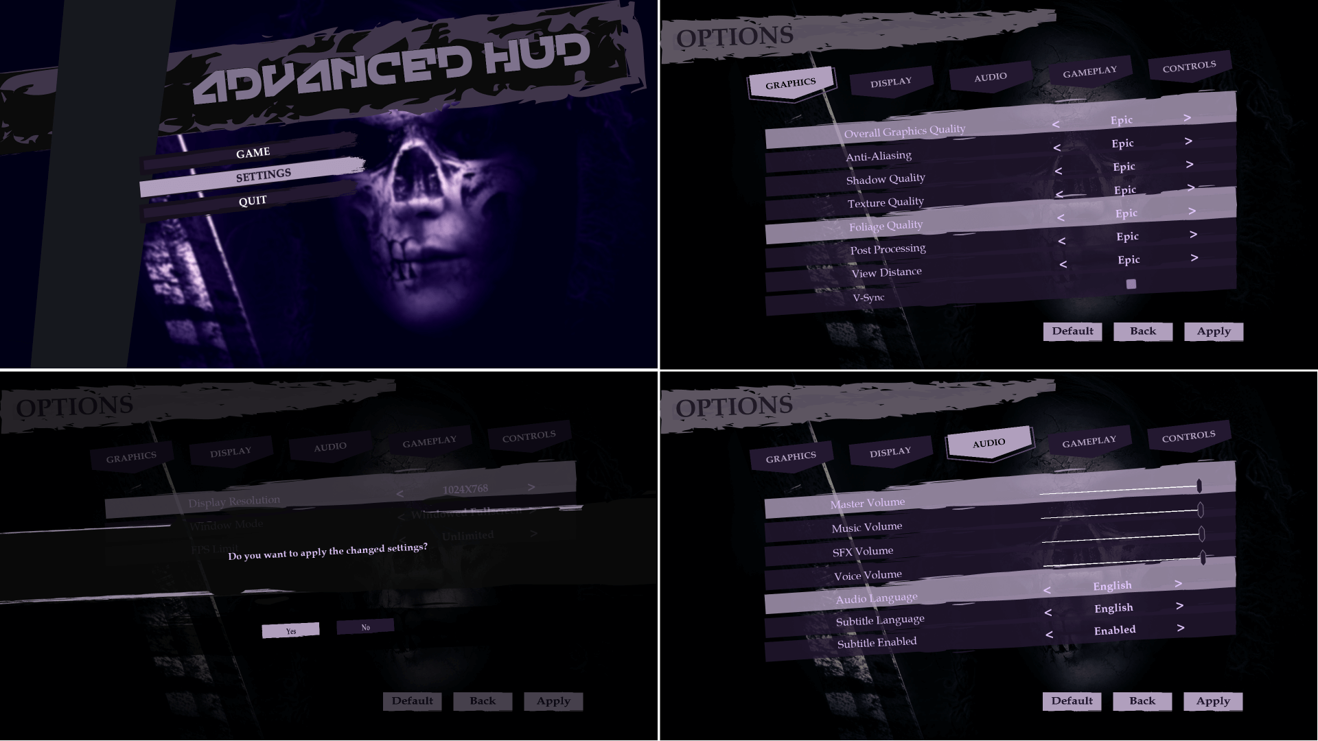 Advanced HUD Pack V2 in Blueprints - UE Marketplace