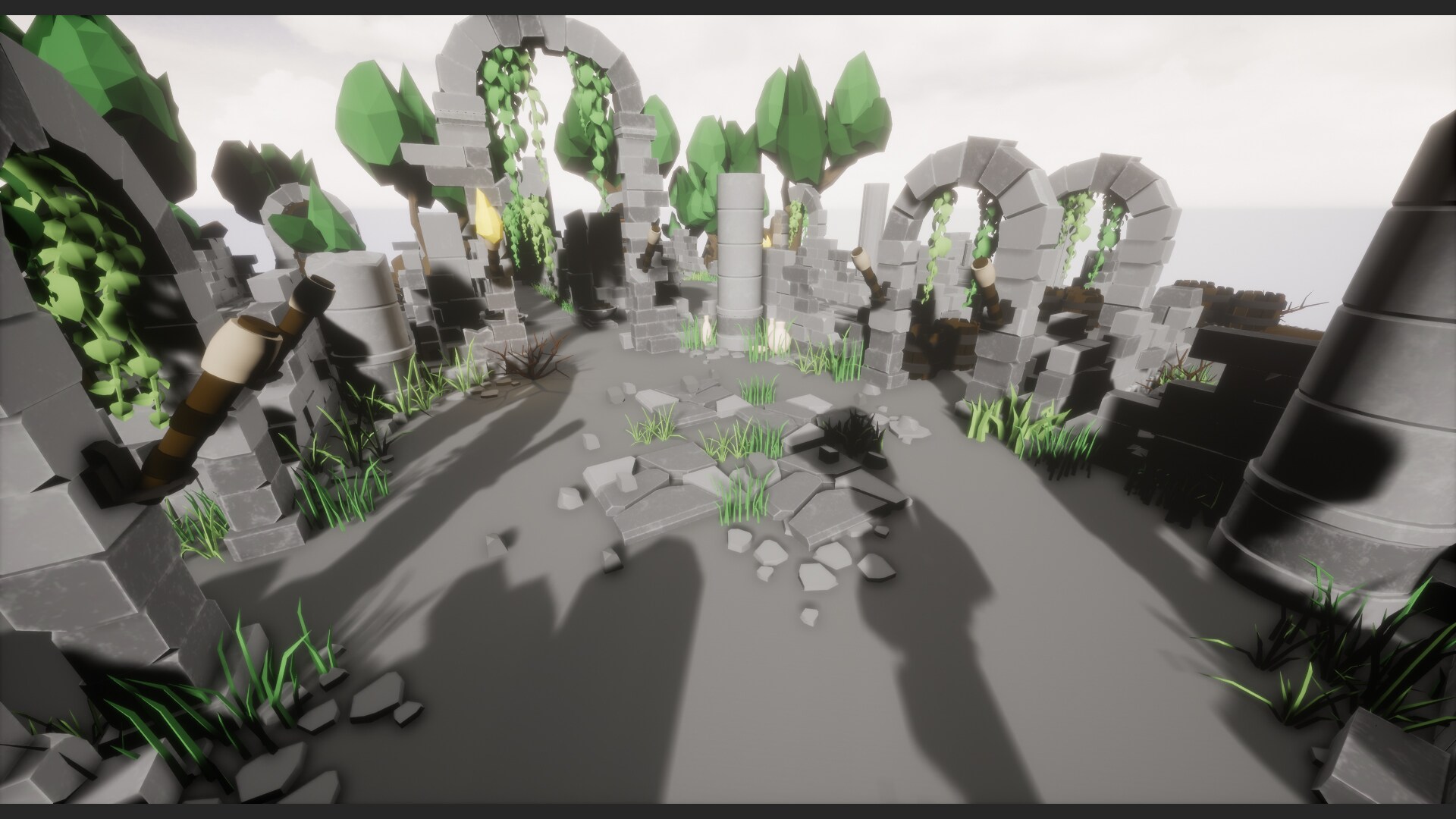 Stylized Ancient Ruins Props in Props - UE Marketplace