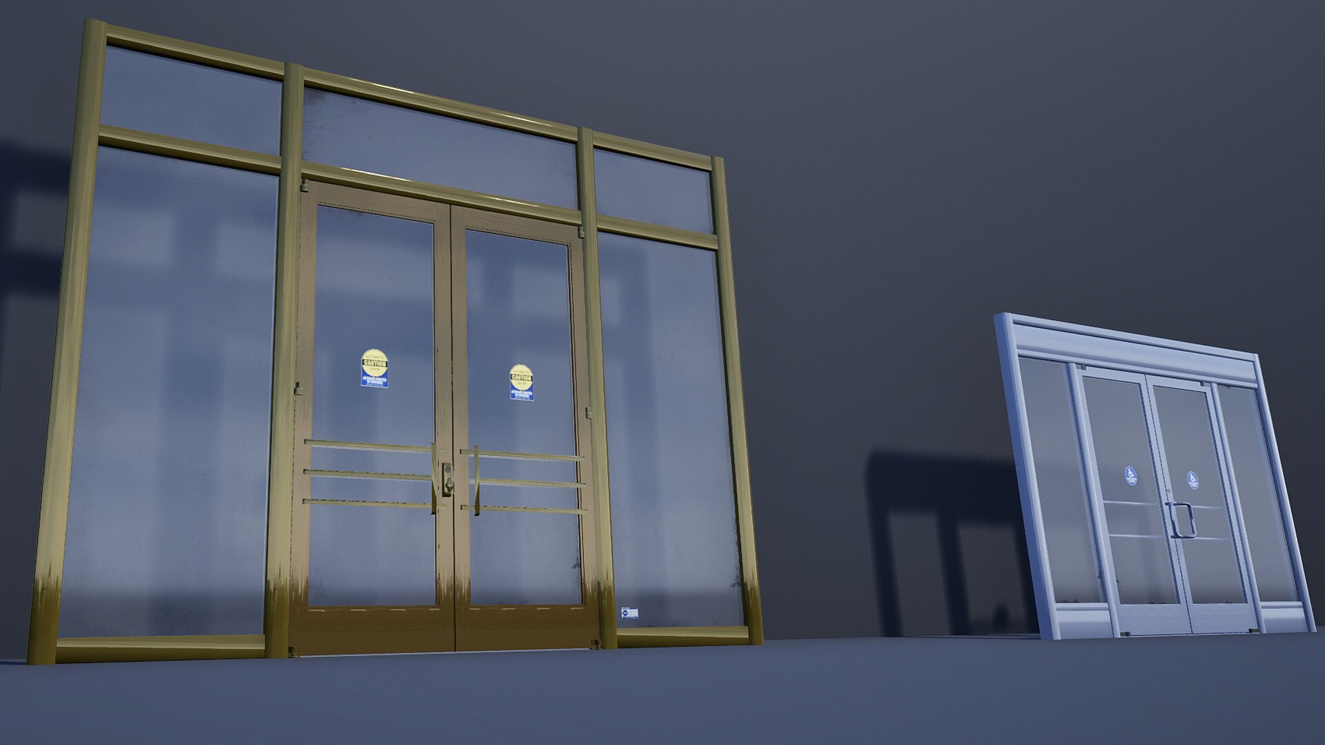 Commercial Glass Doors in Props - UE Marketplace