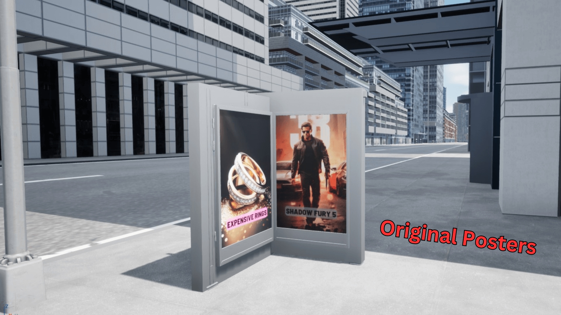 在环境创建的Manhattan City - 500 Buildings, 200 Props, Fully-Built ...