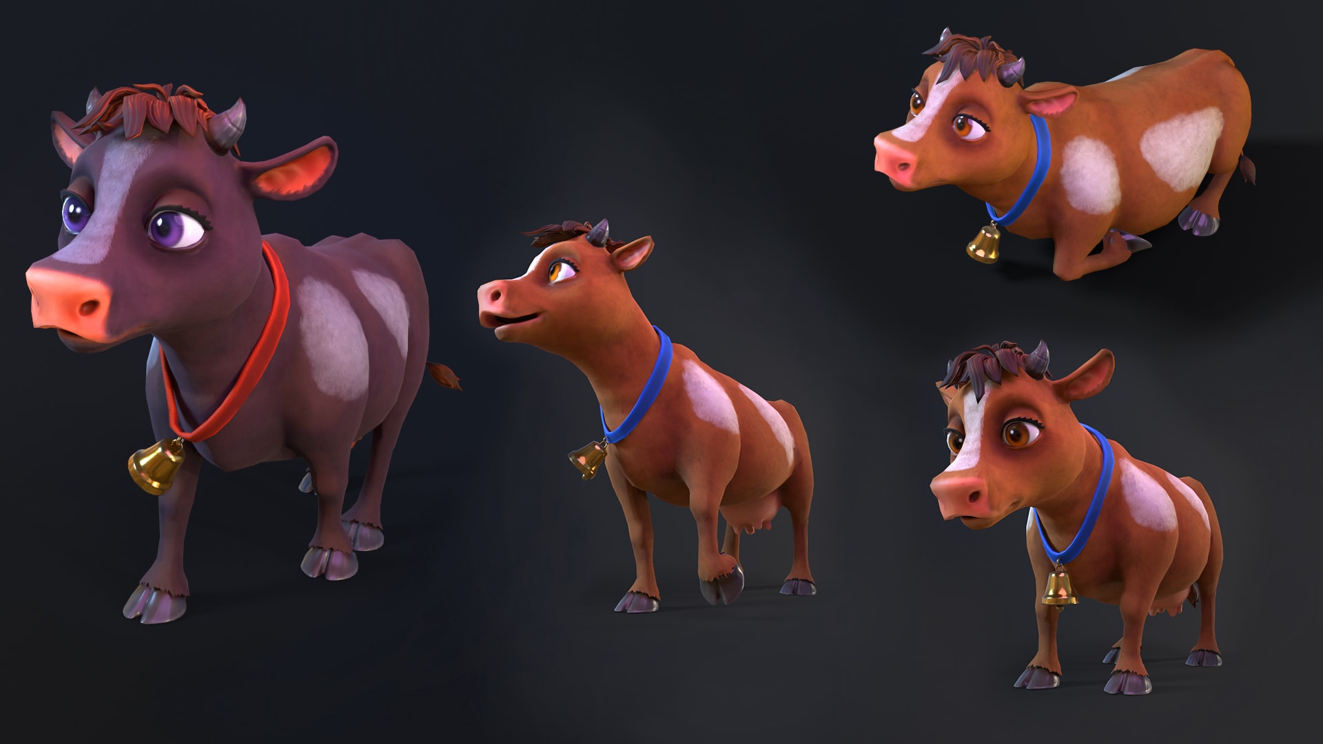 Animated Cows