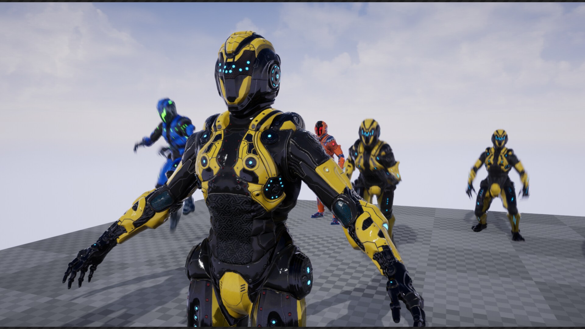 Sci-fi characters pack：キャラクター - UE マーケットプレイス