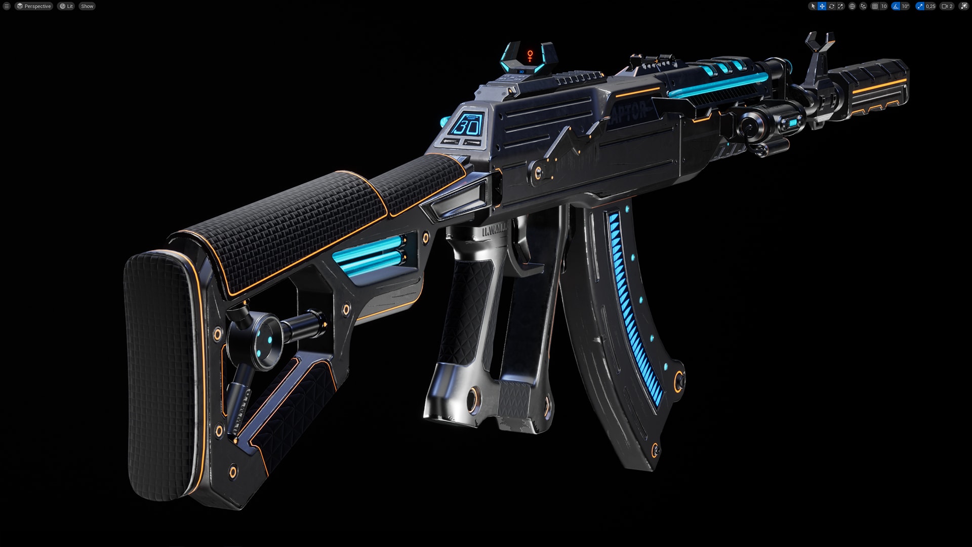 SCI-FI ASSAULT RIFLE - AK-47 in Weapons - UE Marketplace SCI-FI ASSAULT RIFLE - AK-47 in Weapons - UE Marketplace