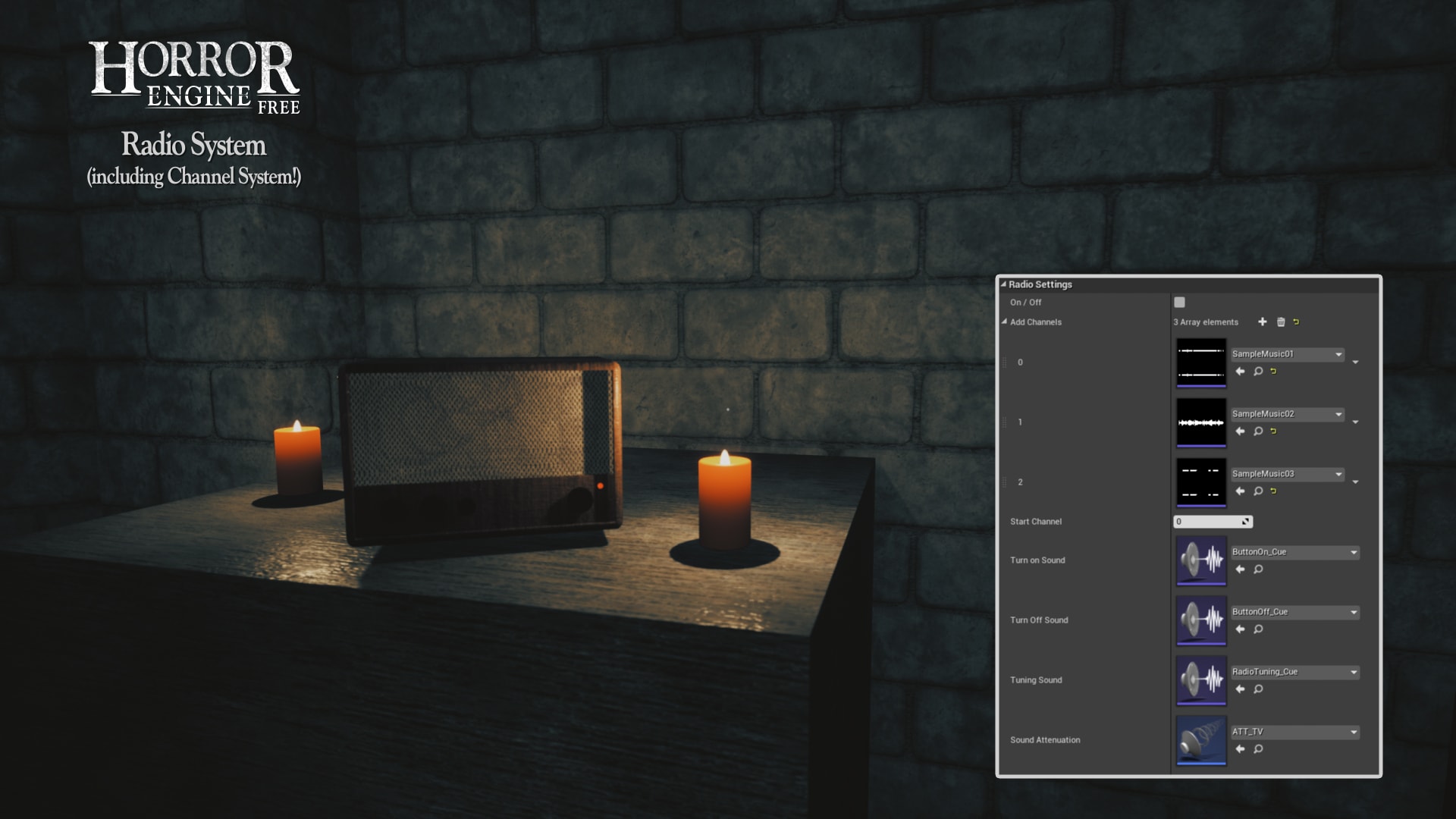 Horror Engine in Blueprints - UE Marketplace