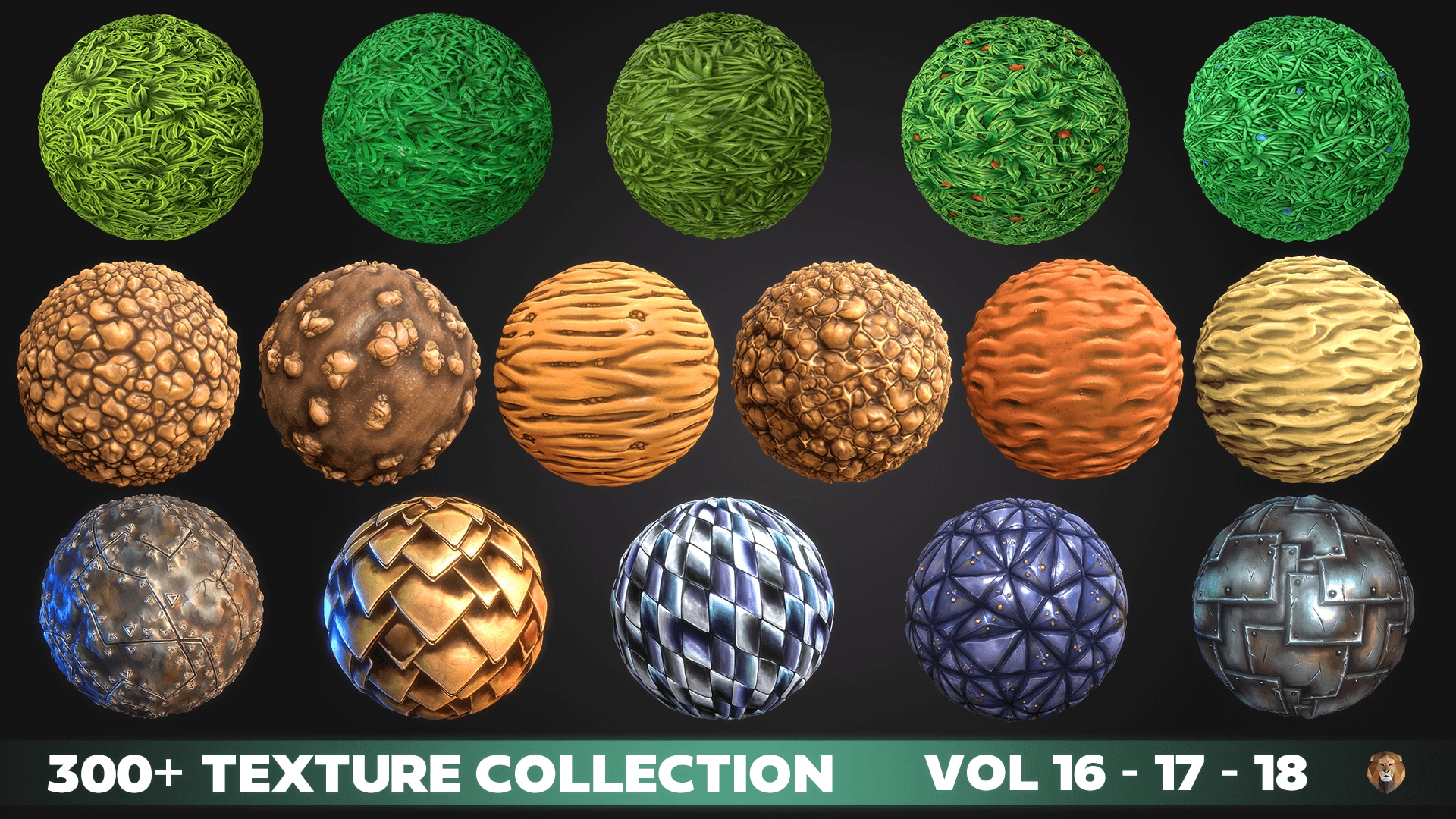 300+ Hand Painted Textures Mega Bundle in Textures - UE Marketplace