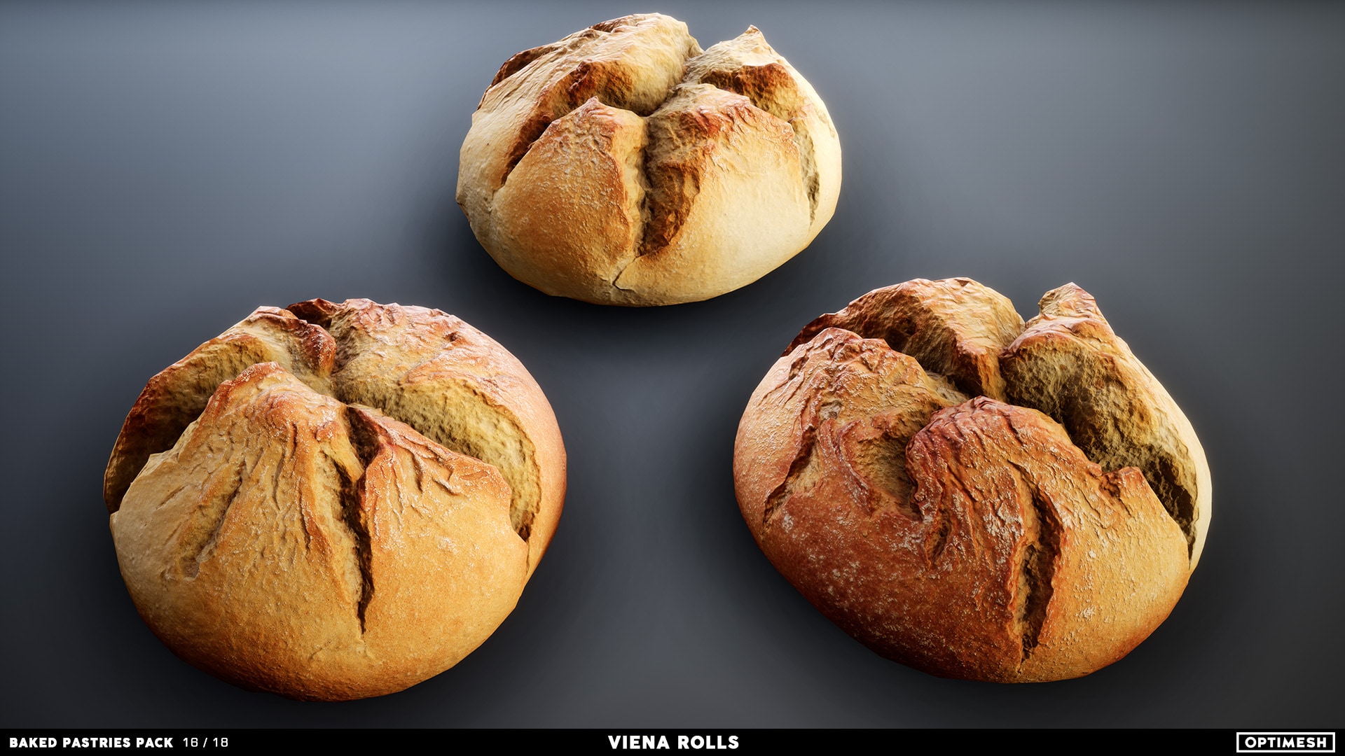 Breads, Rolls, Buns and Baguettes Food Pack in Props - UE Marketplace