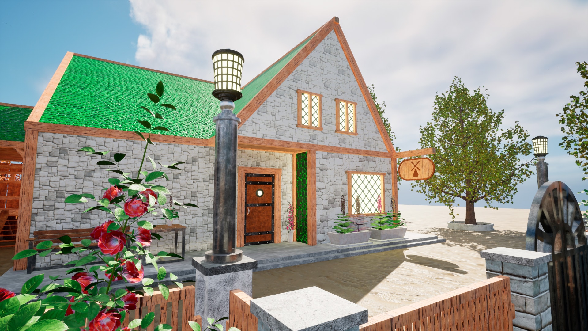 在道具创建的Game exterior asset pack vol. 2 - 虚幻引擎商城