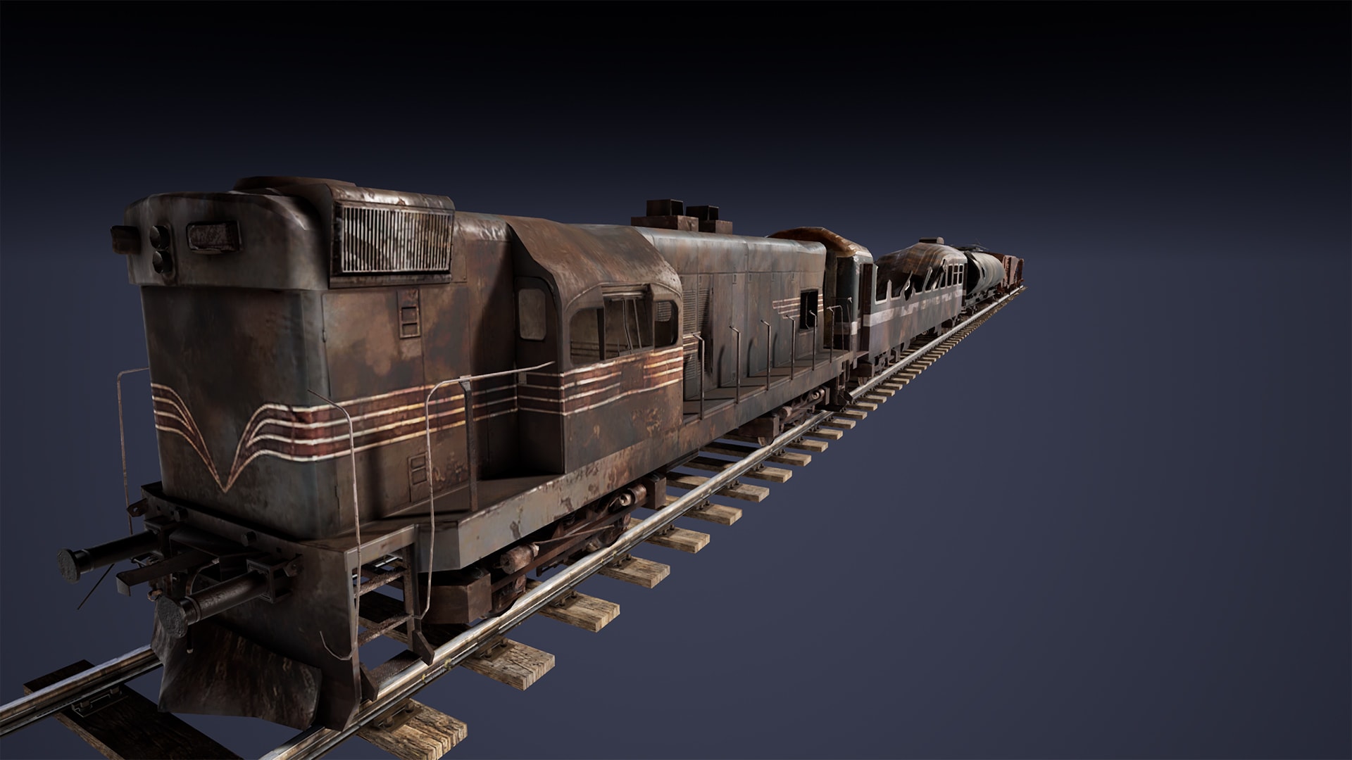 Low Poly Trains in Props - UE Marketplace
