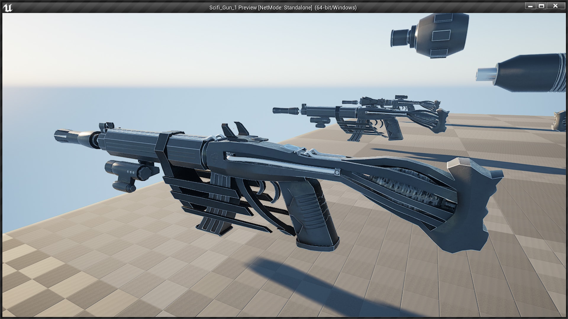 Modular Scifi Gun in Props - UE Marketplace