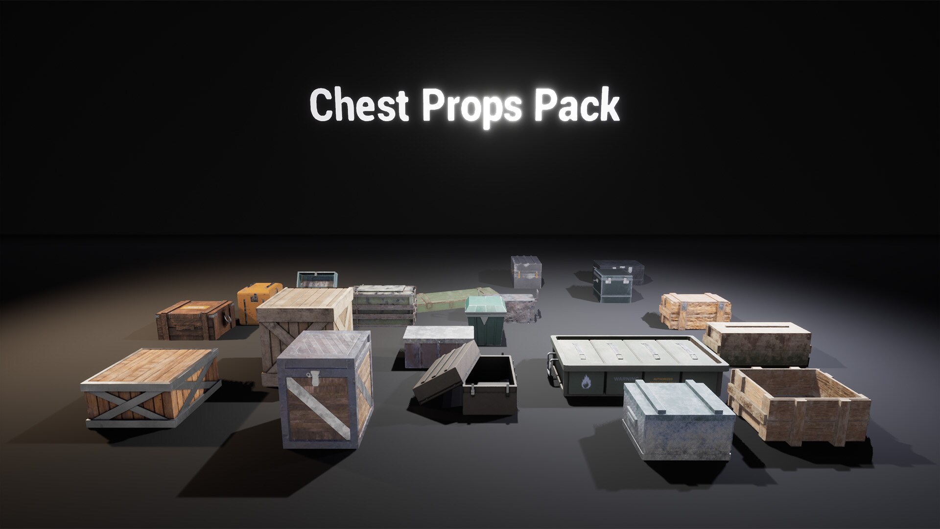 Chest Props Pack：プロップ・小物 - UE マーケットプレイス
