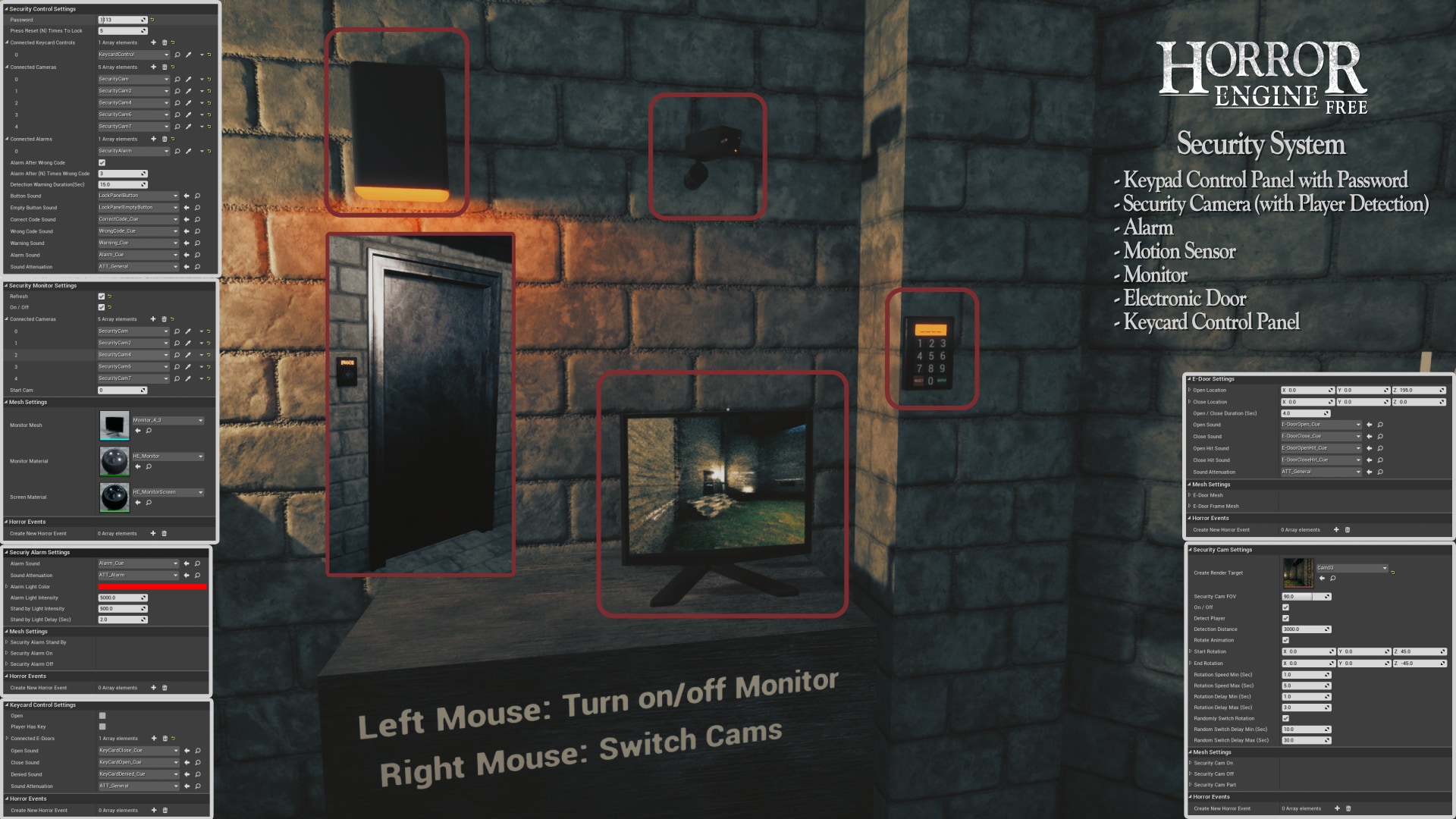 Horror Engine in Blueprints - UE Marketplace
