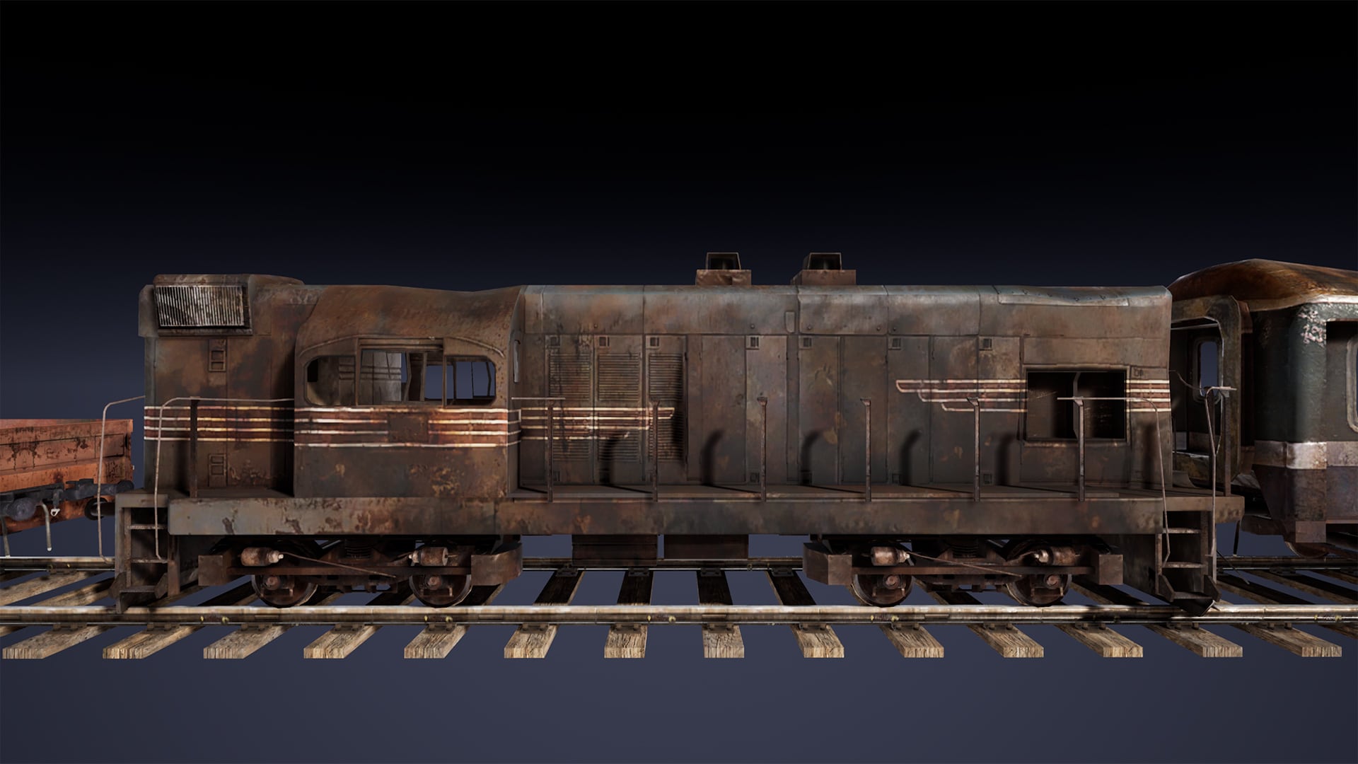 Low Poly Trains in Props - UE Marketplace