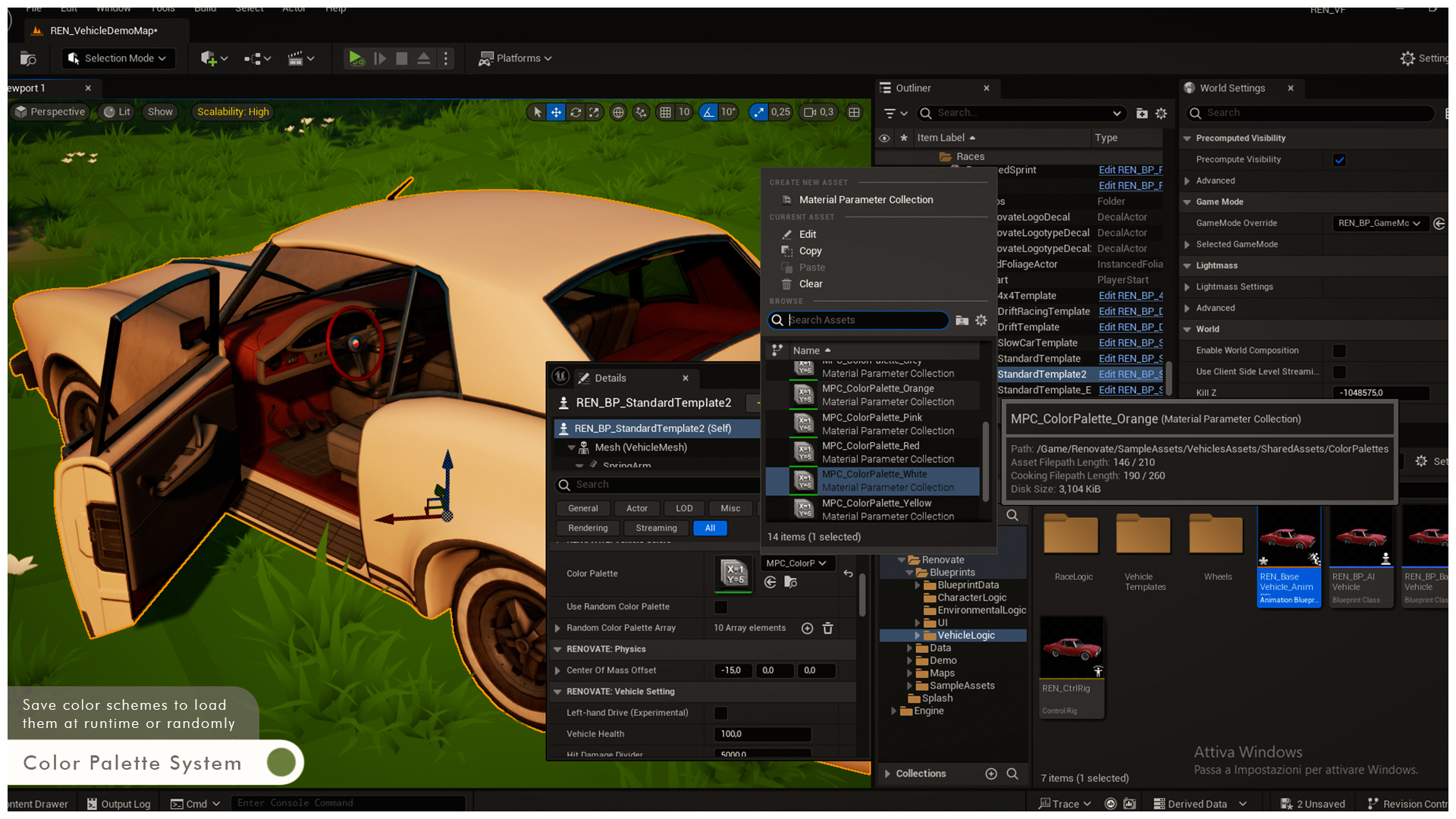 Renovate: Vehicle Framework