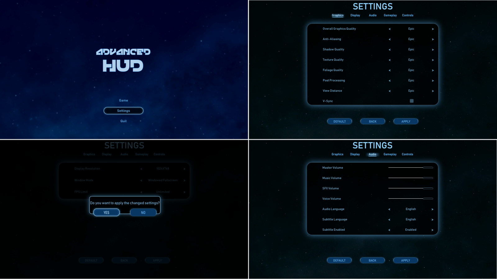 Advanced HUD Pack V2 in Blueprints - UE Marketplace