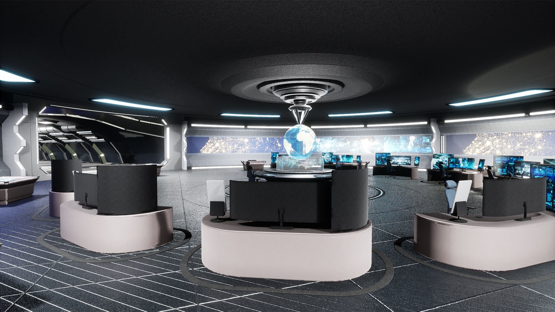 在环境创建的Command Center Environment Package - 虚幻引擎商城