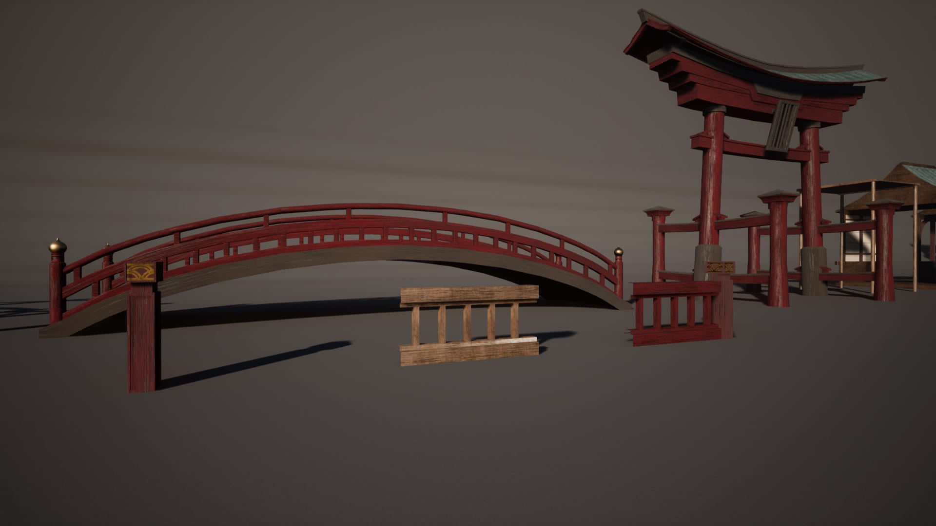 Asian city : building modules in Props - UE Marketplace