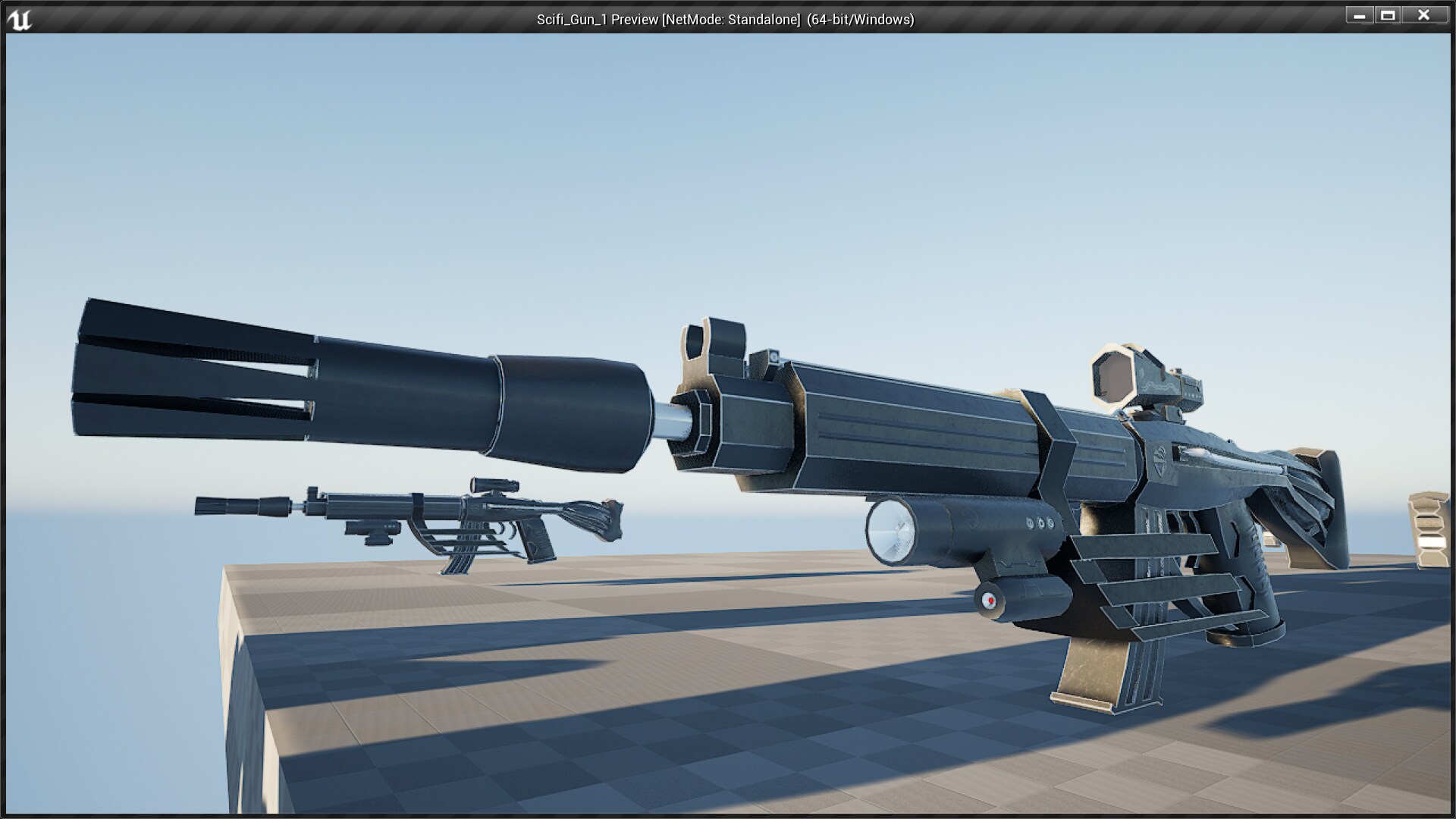 Modular Scifi Gun in Props - UE Marketplace