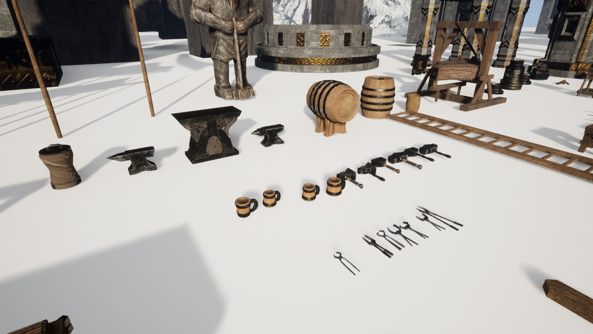 Modular Legendary Forge in Environments - UE Marketplace