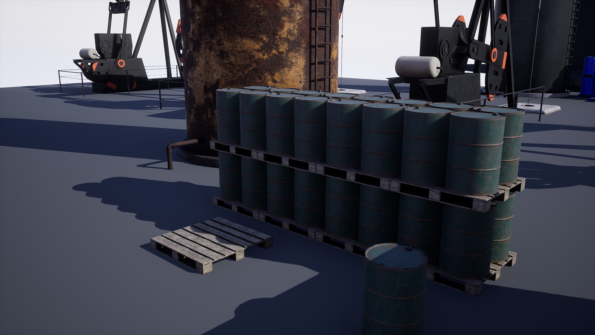 Pumpjack. Oil extraction in Props - UE Marketplace