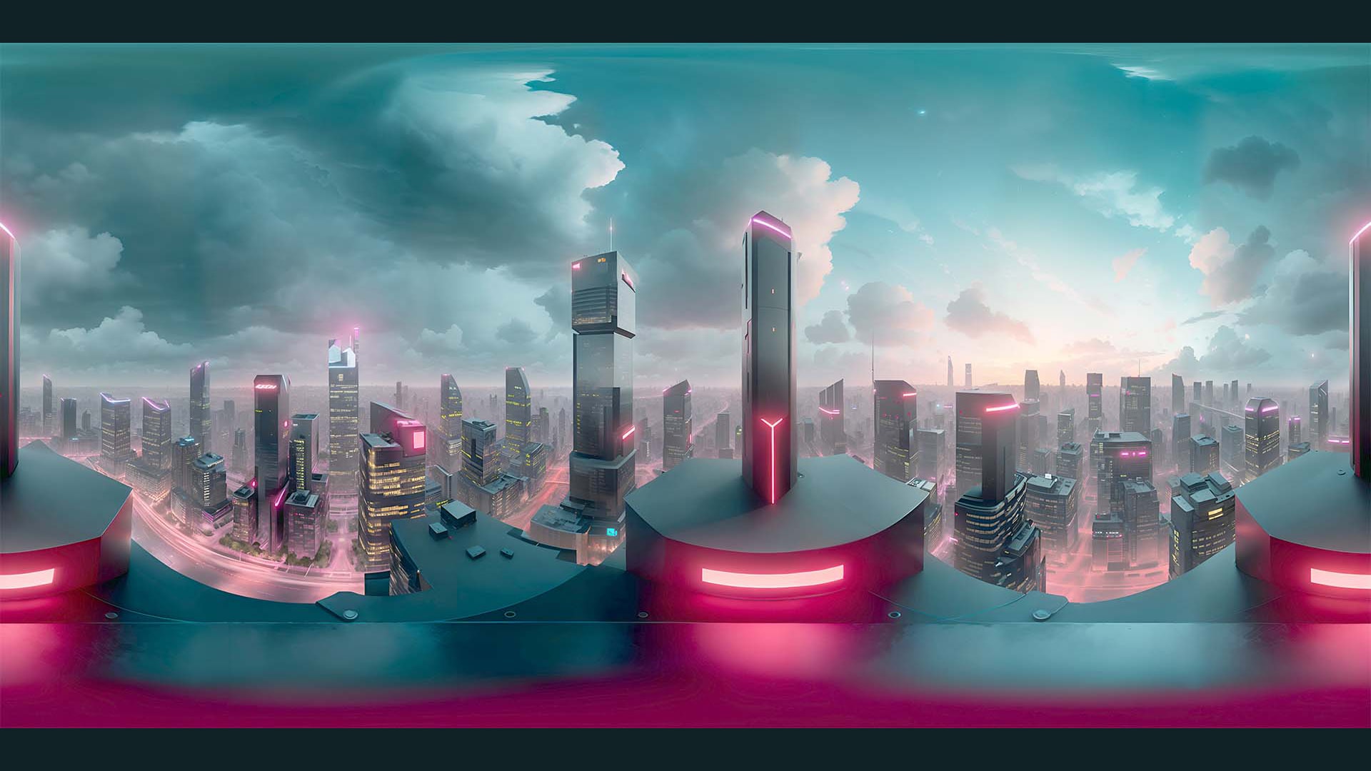 50 FUTURISTIC HDR SKIES WITH HIGH RISE BUILDINGS in Materials - UE ...
